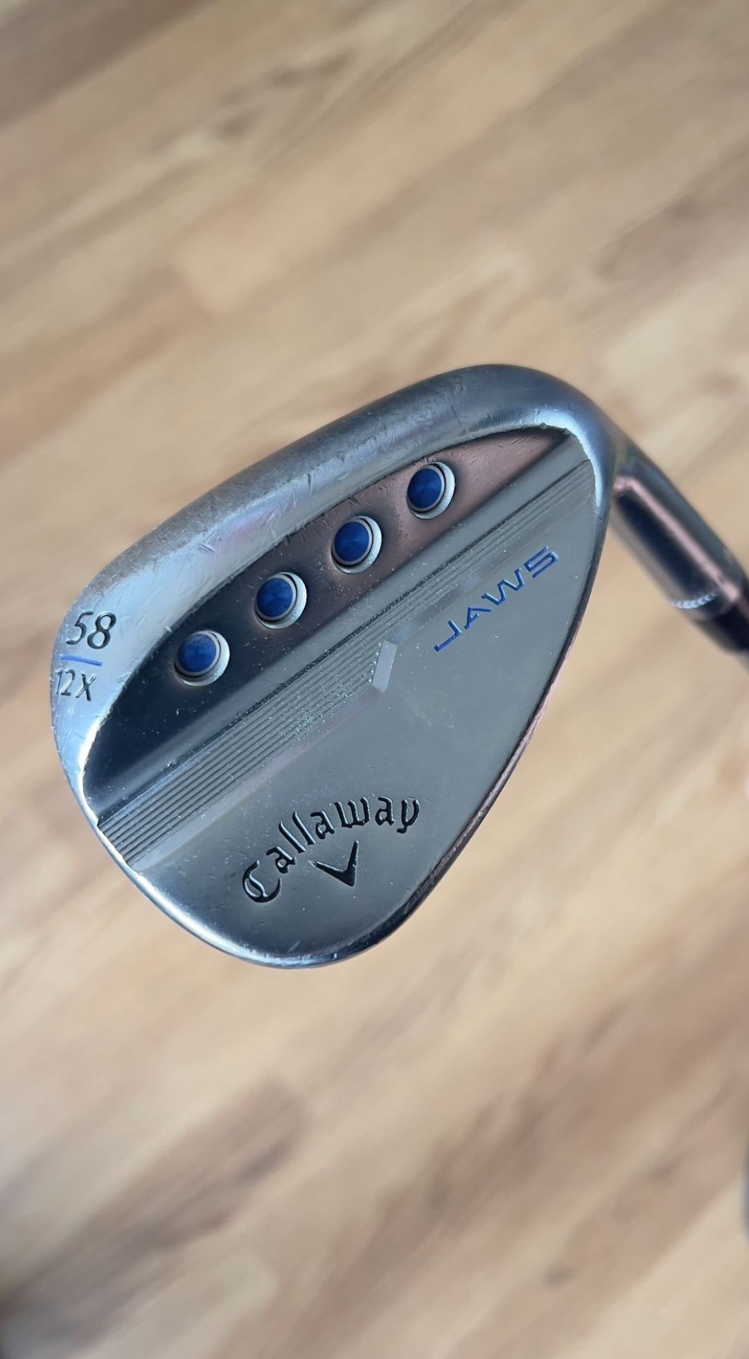 Callaway Mack Daddy 5 JAWS (Platinum Chrome) 58 Degrees, X Grind, 12 ...