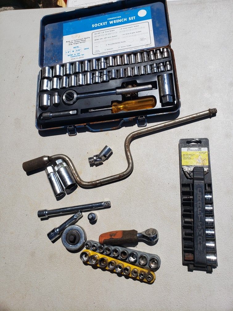 Craftsman Hex Bit 3/8 Drive Socket Accessory Set, 40 Pcs Combination ...