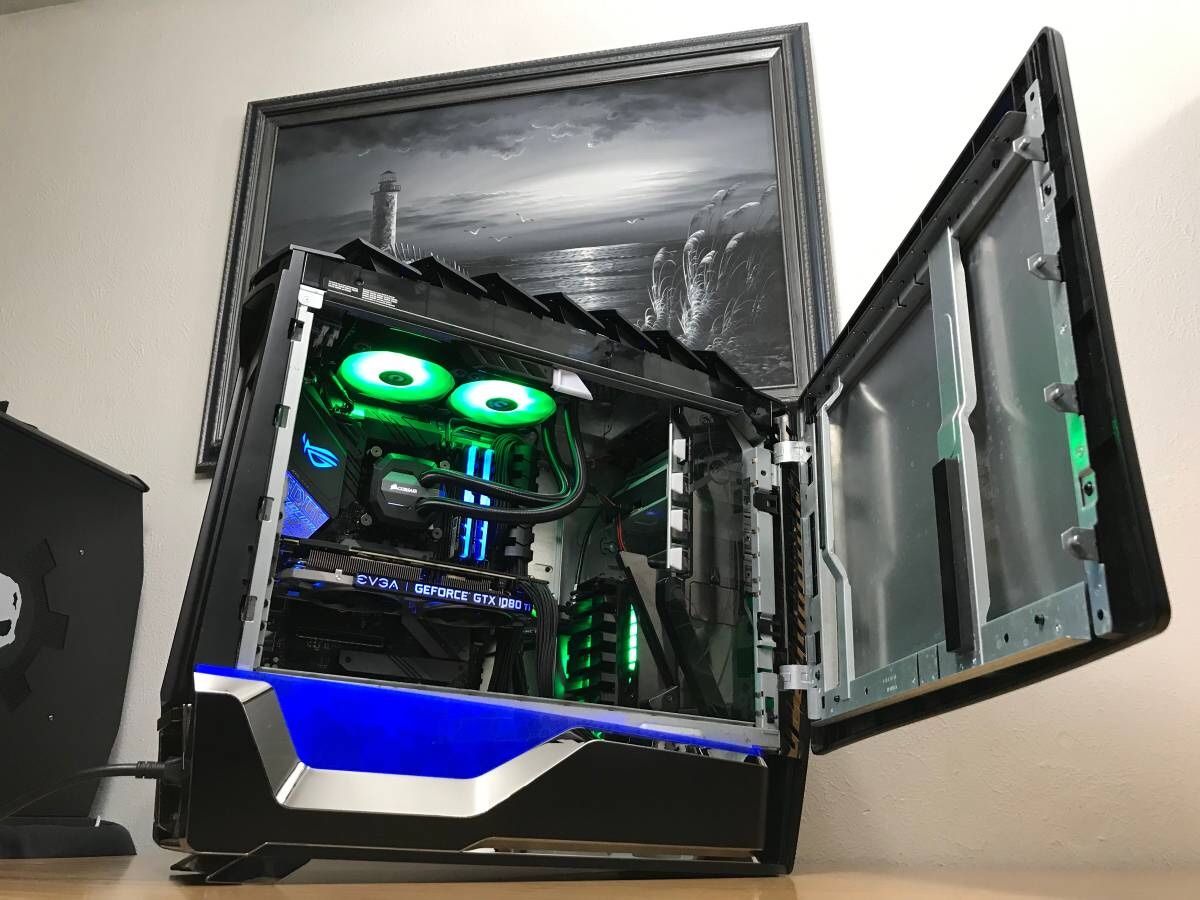 ALIENWARE AREA 51 GAMING PC COMPUTER i9-9900K EVGA GTX 1080 TI SC BLACK ...