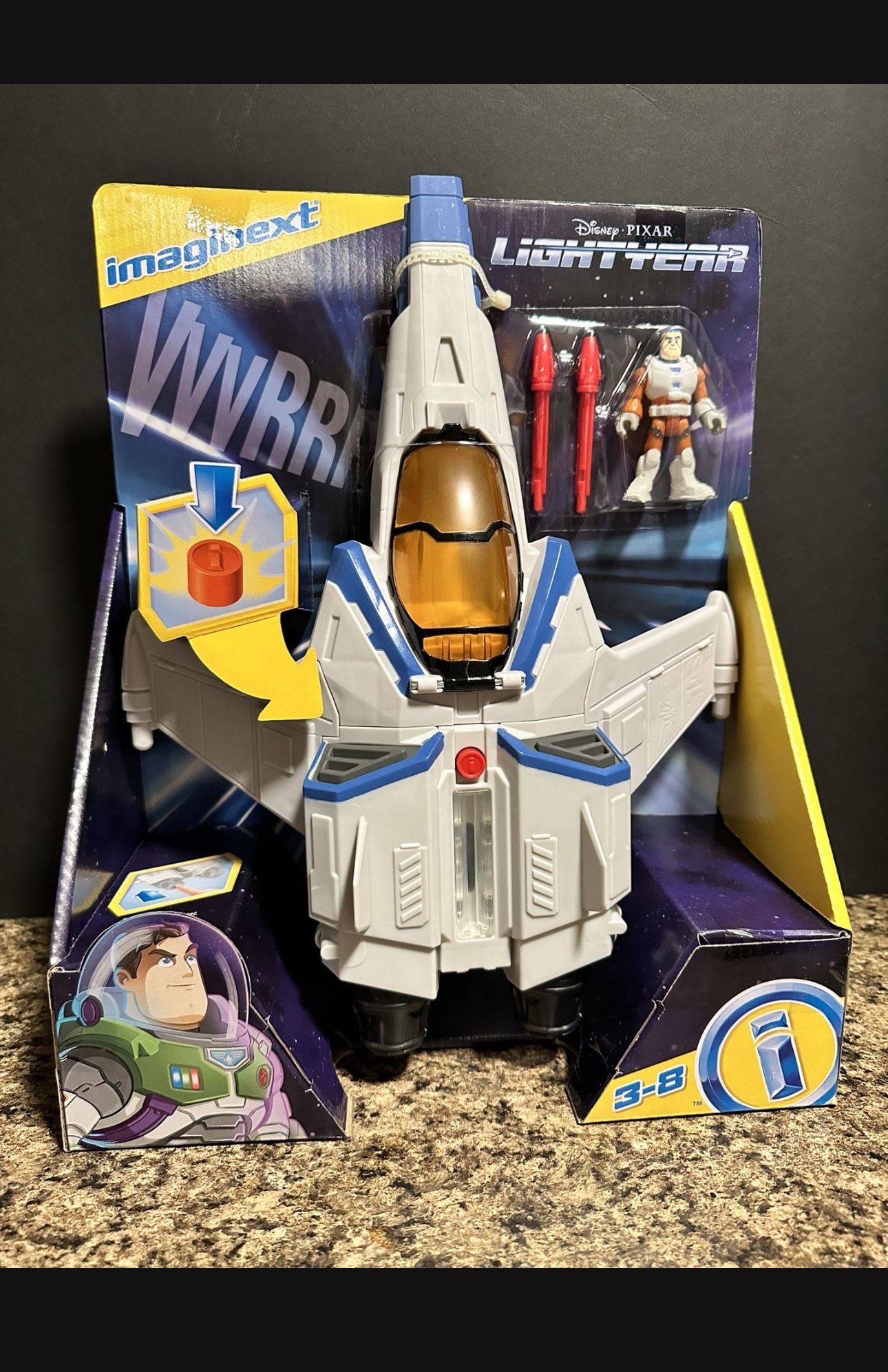 Fisher-Price Imaginext Disney Pixar Lightyear Lights & Sounds XL-15 ...