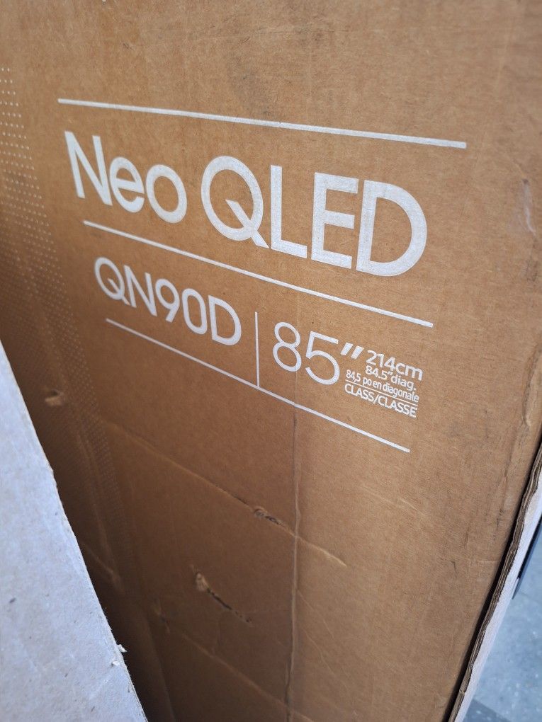 SAMSUNG 85"INCH NEO QLED 4K Q90D ALL ACCESSORIES INCLUDED OPEN BOX ...