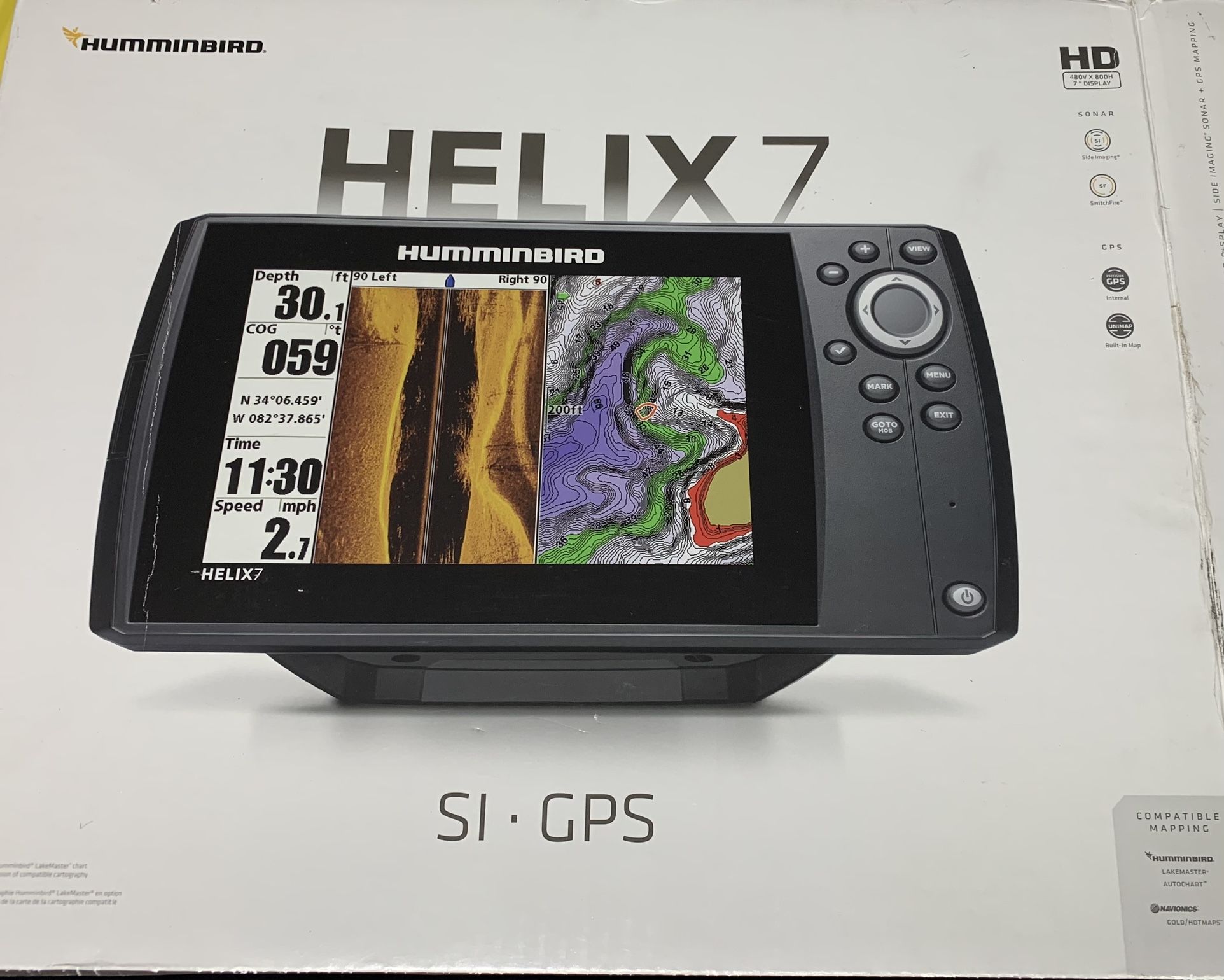 Humminbird Helix 7 W/ Side Imaging, Down imaging, & GPS for Sale in ...