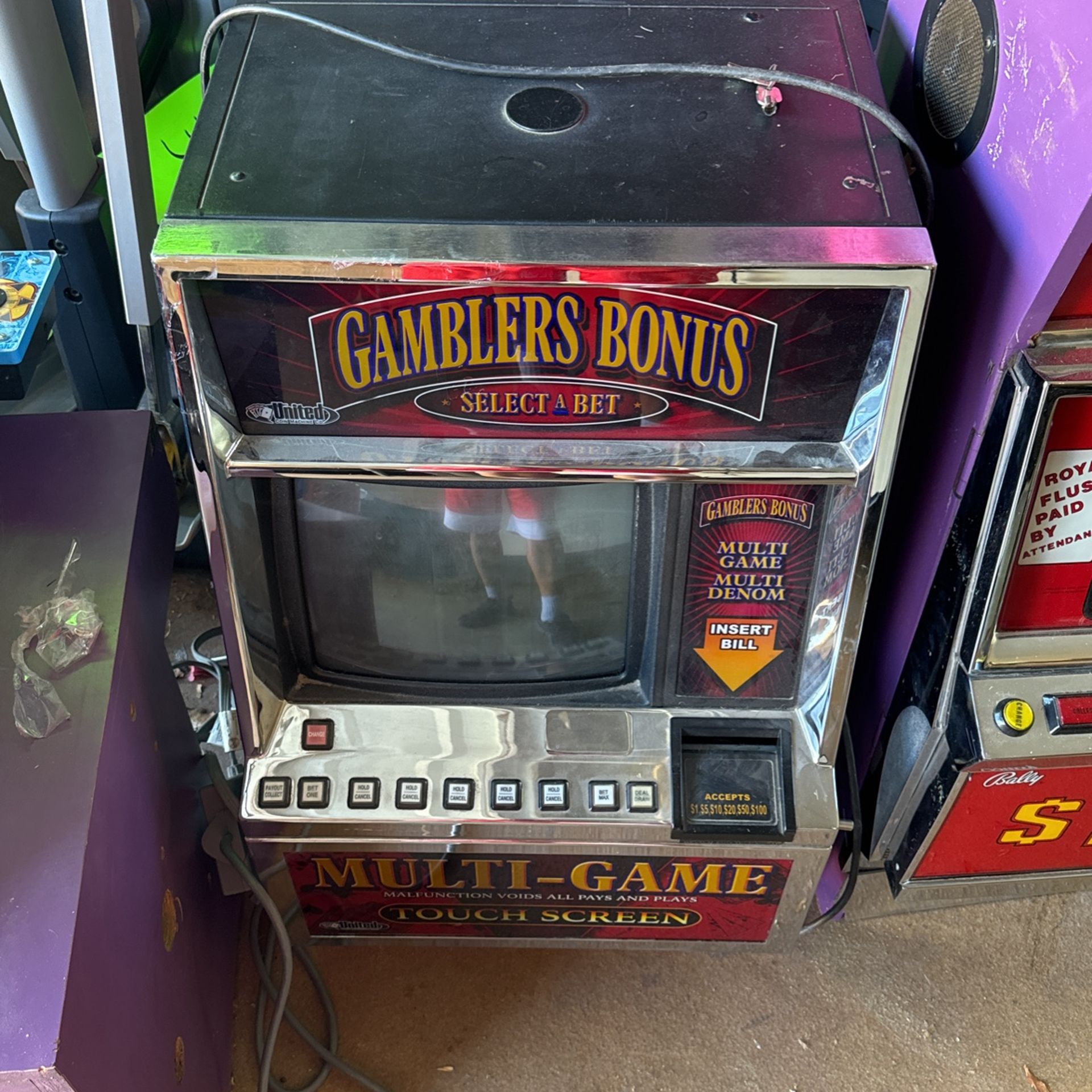 Gamblers Bonus Multi-Game Slot Machine for Sale in Henderson, NV - OfferUp