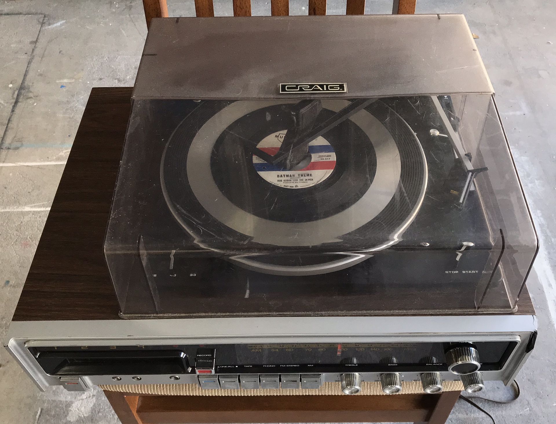 Vintage Craig H360 Stereo System - Receiver, 8-Track, Turntable for ...