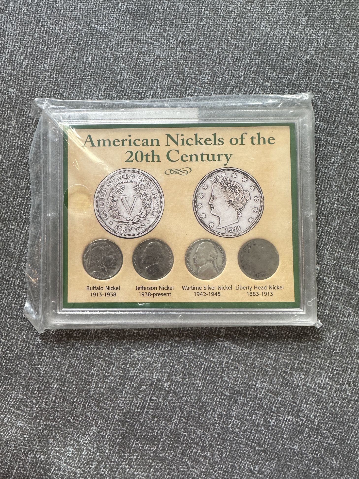 American Nickels from the 20th Century, Sealed, United States Nickels ...