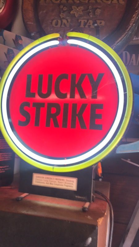 Lucky strike neon sign 1960s for Sale in Vallejo, CA - OfferUp