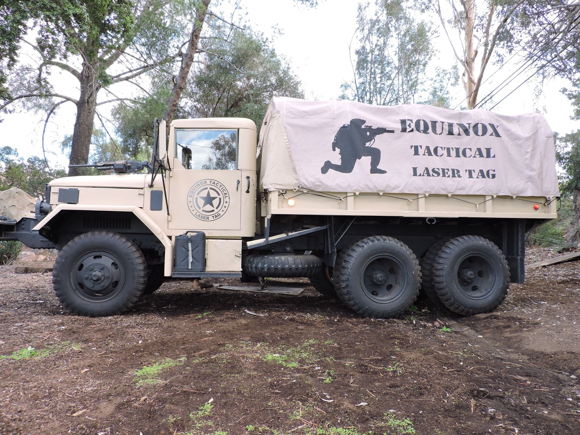 Military Truck 1967 M35A2 2.5 Ton Deuce and a Half and matching M105 ...