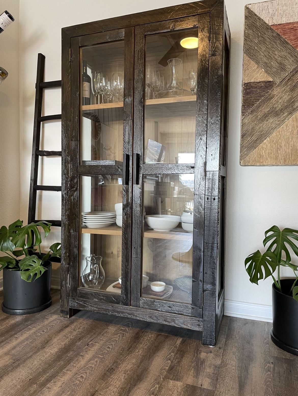 Rustic Curio Cabinets
