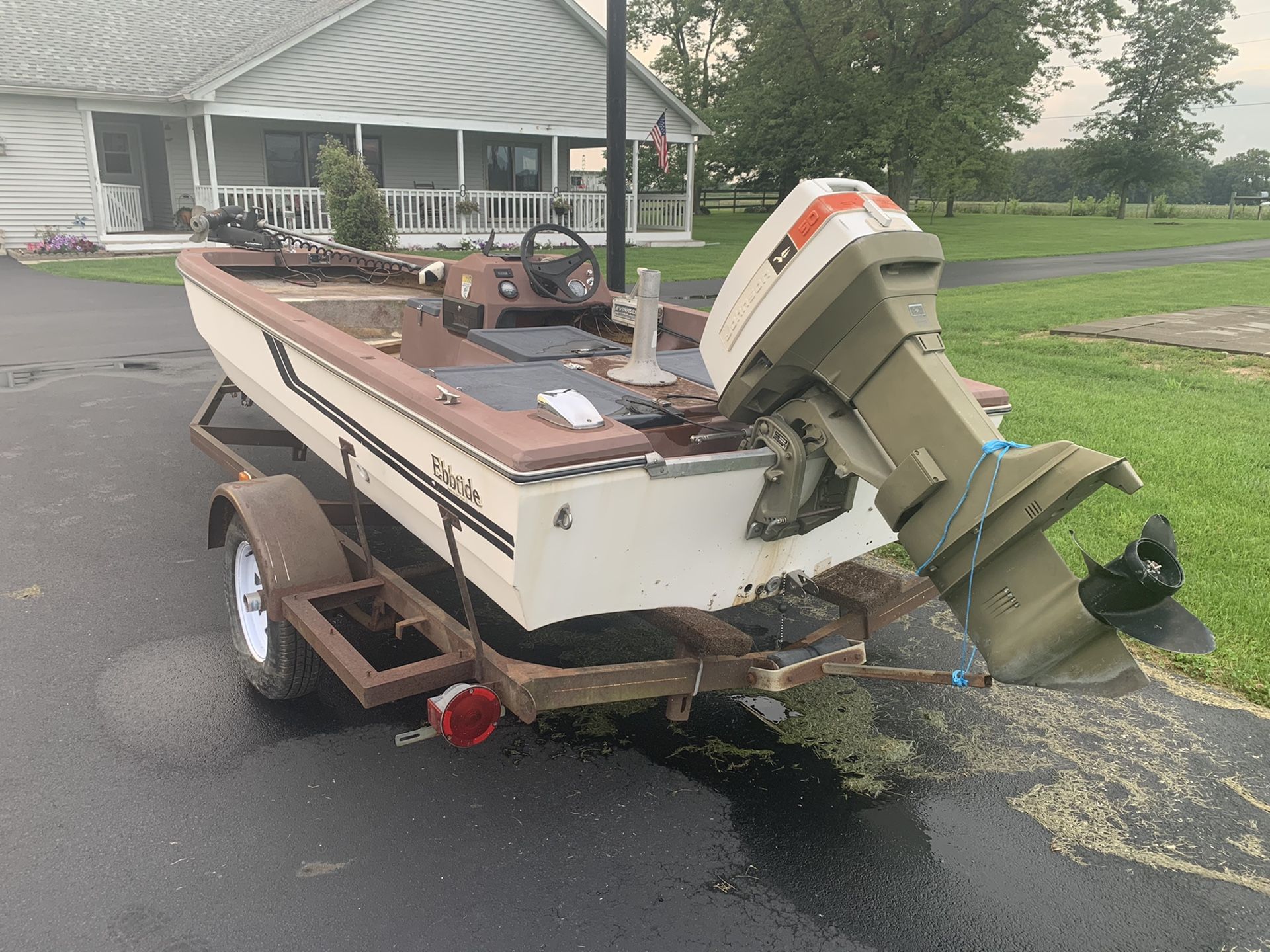 1979 Ebtide Bushwacker 15’ Bass Boat for Sale in Lizton, IN - OfferUp