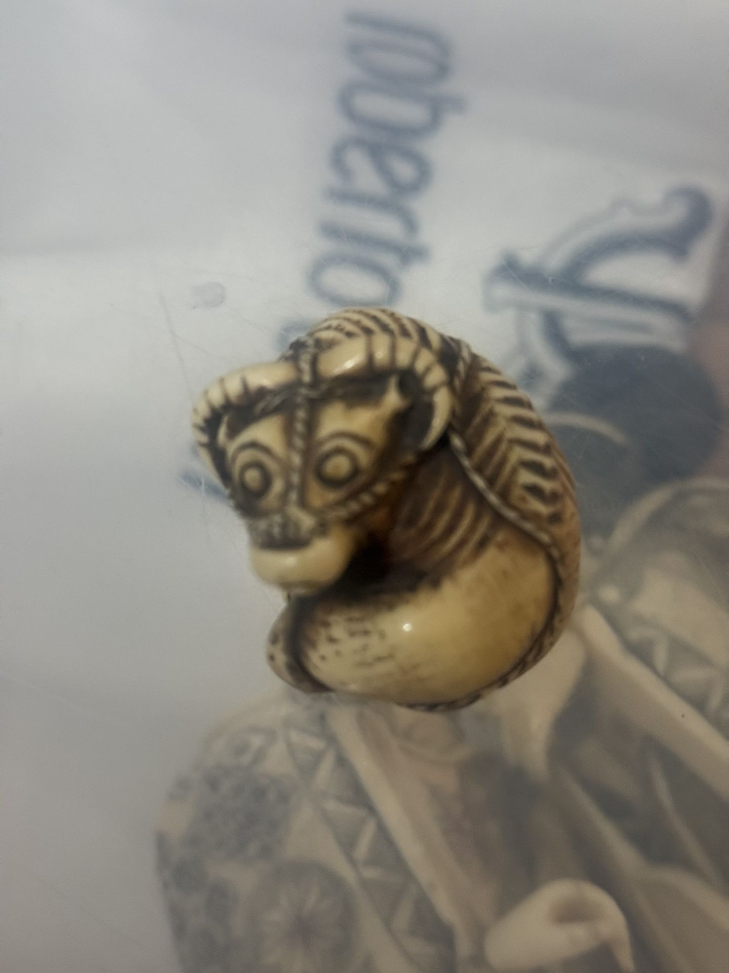 Ram Hand Made Inspired By Japanese Figurines Of Netsuke for Sale in ...