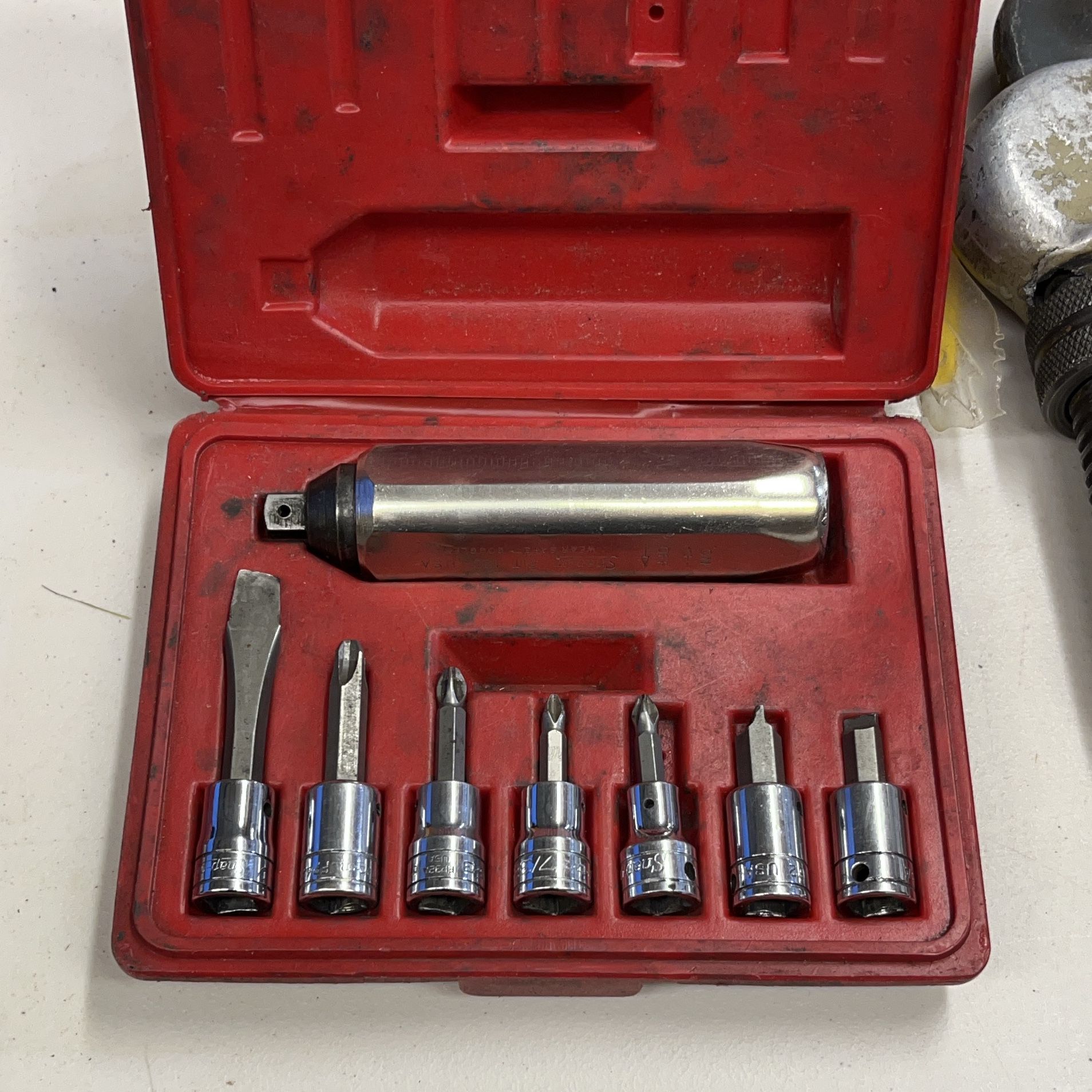 Snap-on Tools 8 Piece 3/8” Drive Impact Driver Set With Case for Sale ...