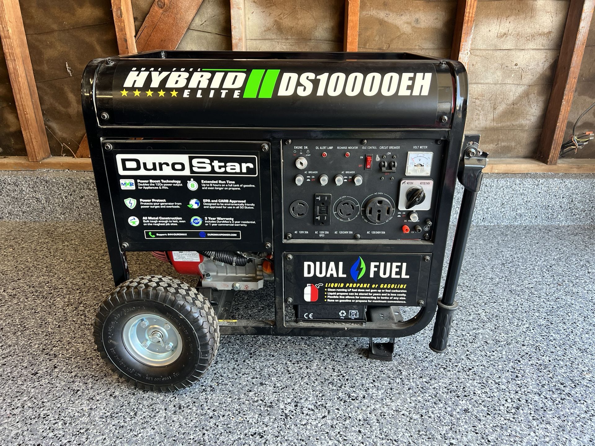 Durostar Generator DS10000EH for Sale in Yorba Linda, CA - OfferUp