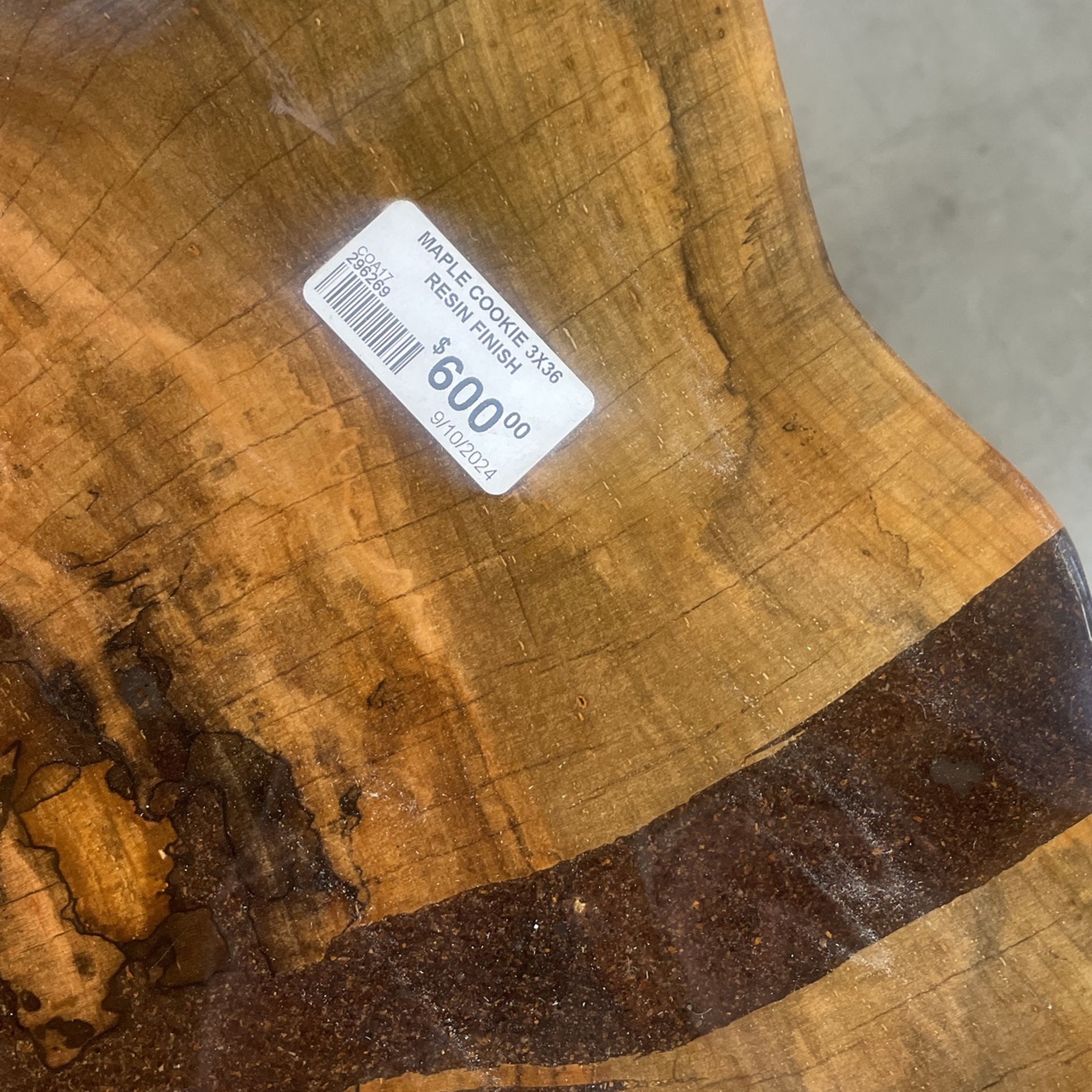 Epoxy Resin Finish Maple Cookies