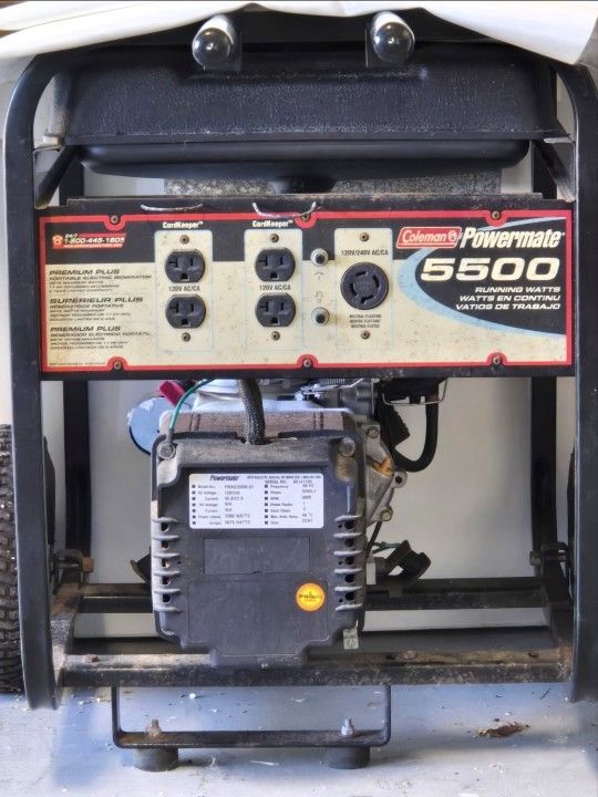 Coleman 5500 Generator for Sale in Saint Aug Beach, FL - OfferUp