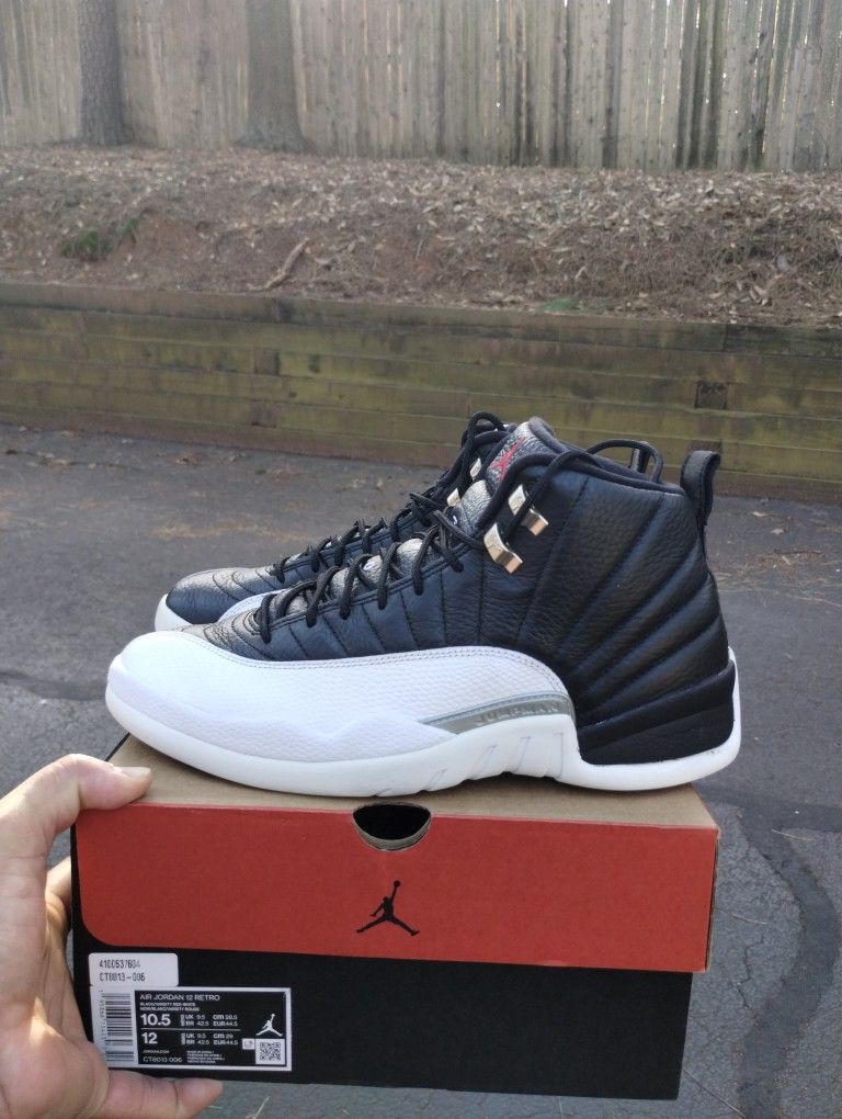 Jordan 12 Playoffs On Feet