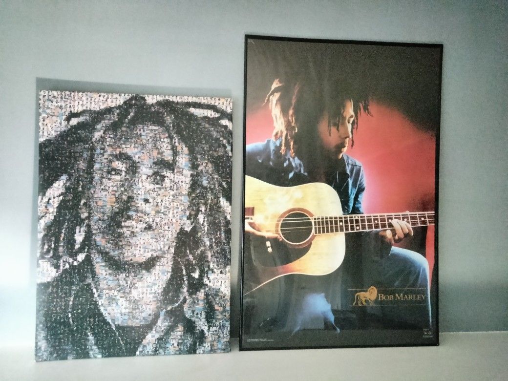 Bob Marley Poster Guitar