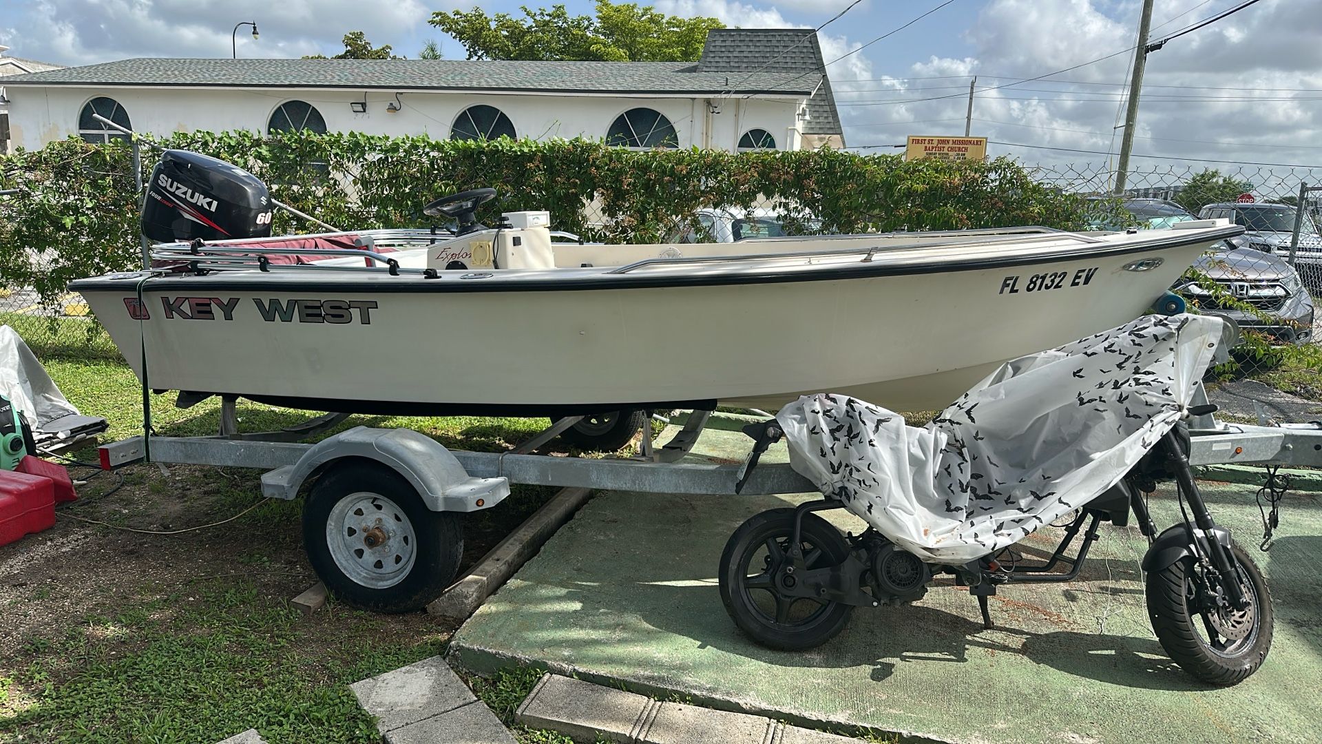 16ft Key West Boat With 60hp Suzuki for Sale in Homestead, FL - OfferUp