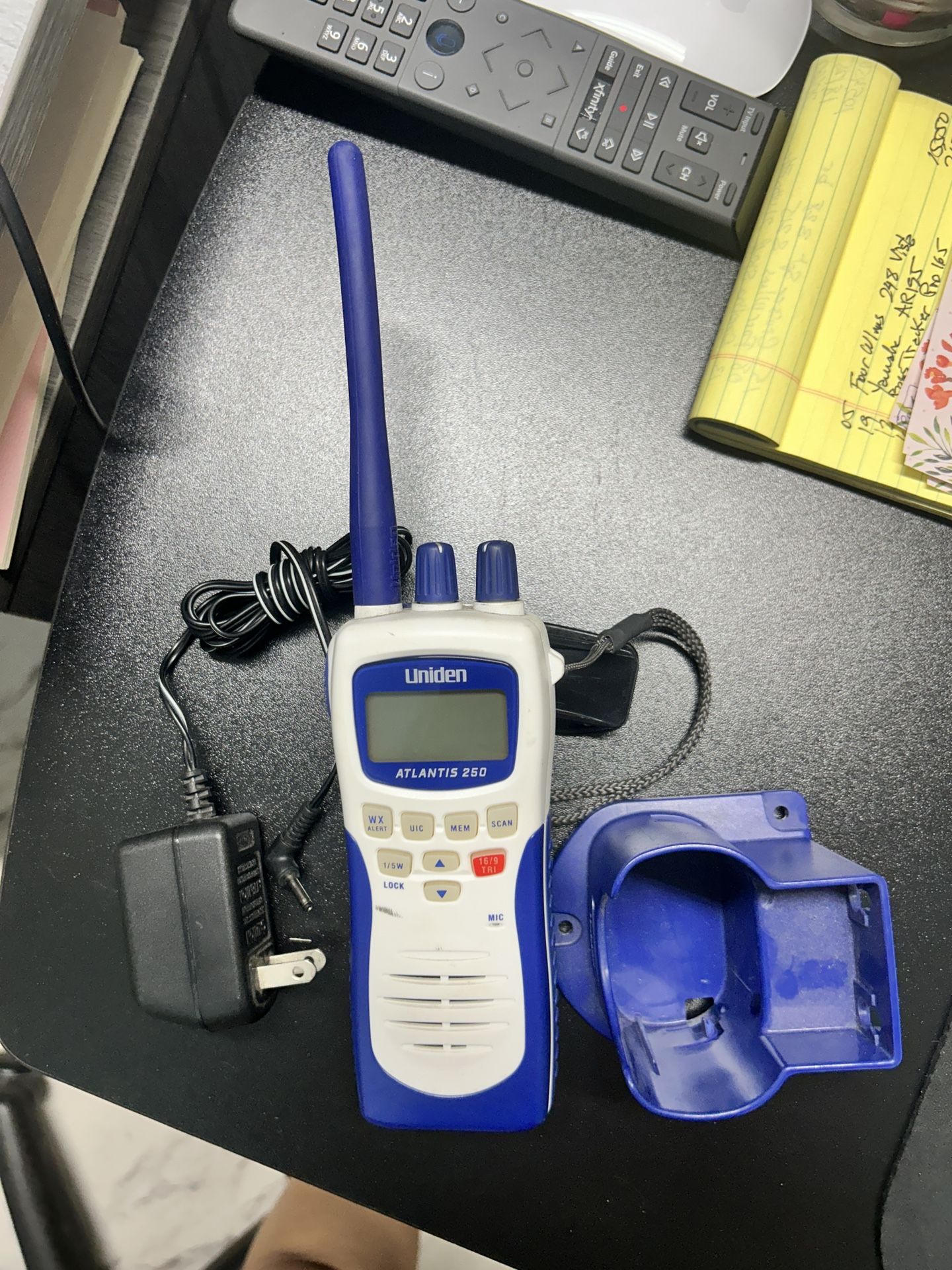 UNIDEN Handheld VHF Radio with charger and holder for Sale in West Palm ...