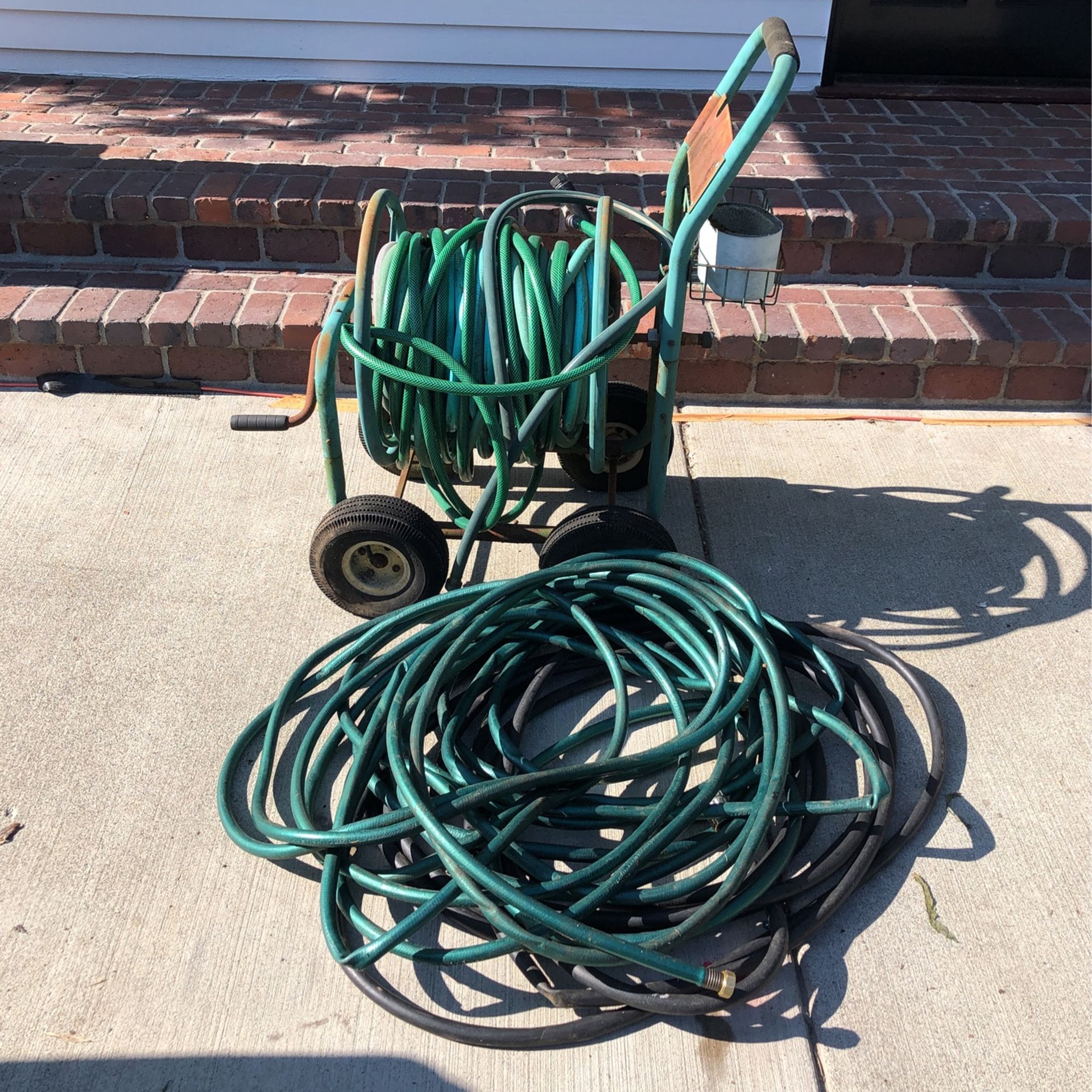 Hose Cart With A Bunch Of Good Hoses for Sale in Snohomish, WA - OfferUp