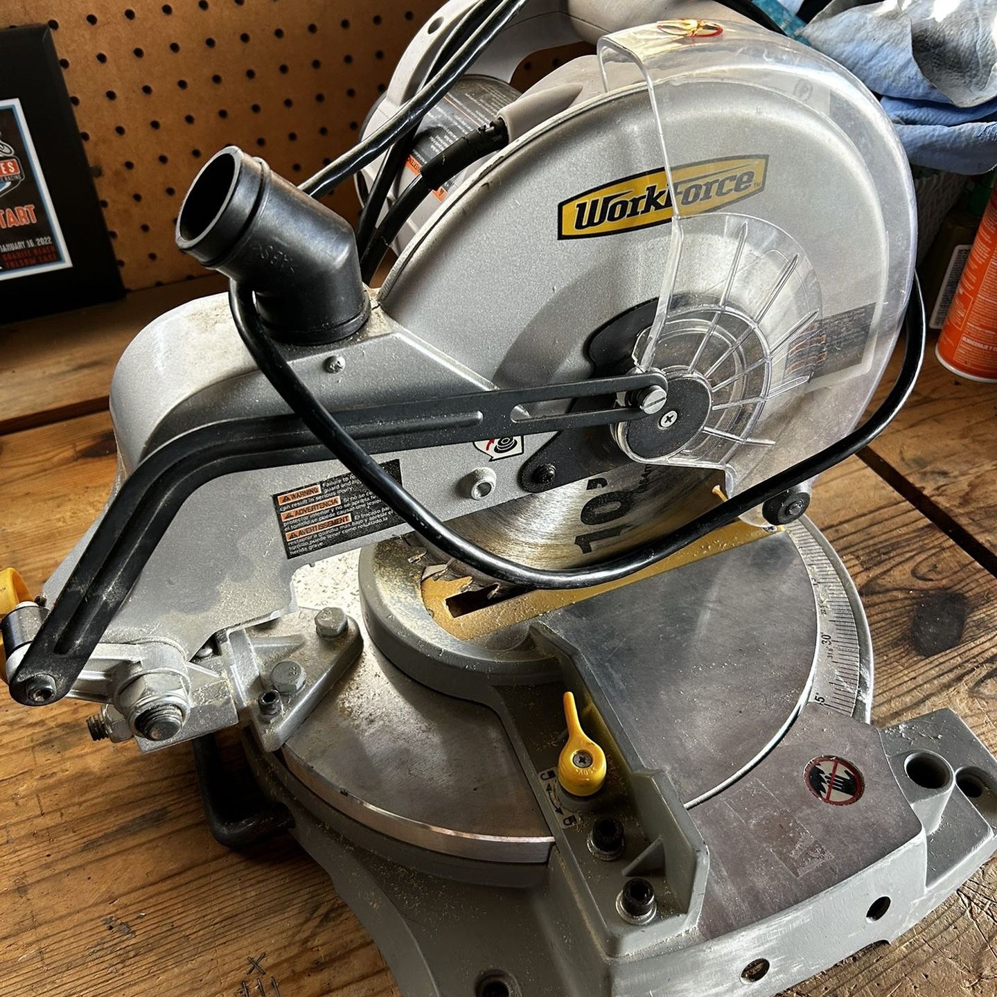 Workforce WF10MSP 10 In. Compound Miter Saw for Sale in Folsom CA OfferUp