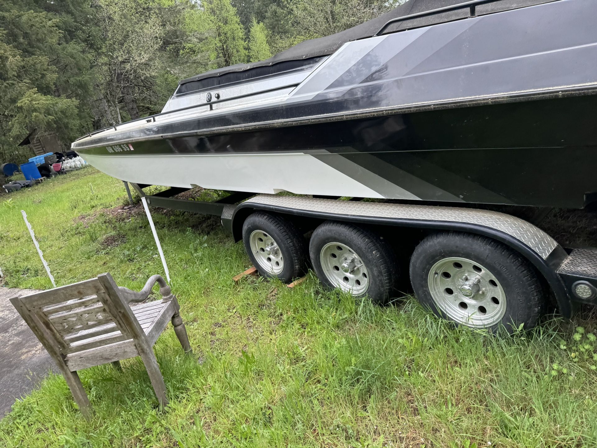 1990 WORLOCK 25 SXT TUNNEL BOTTOM STEPPED HULL BOAT for Sale in Port ...