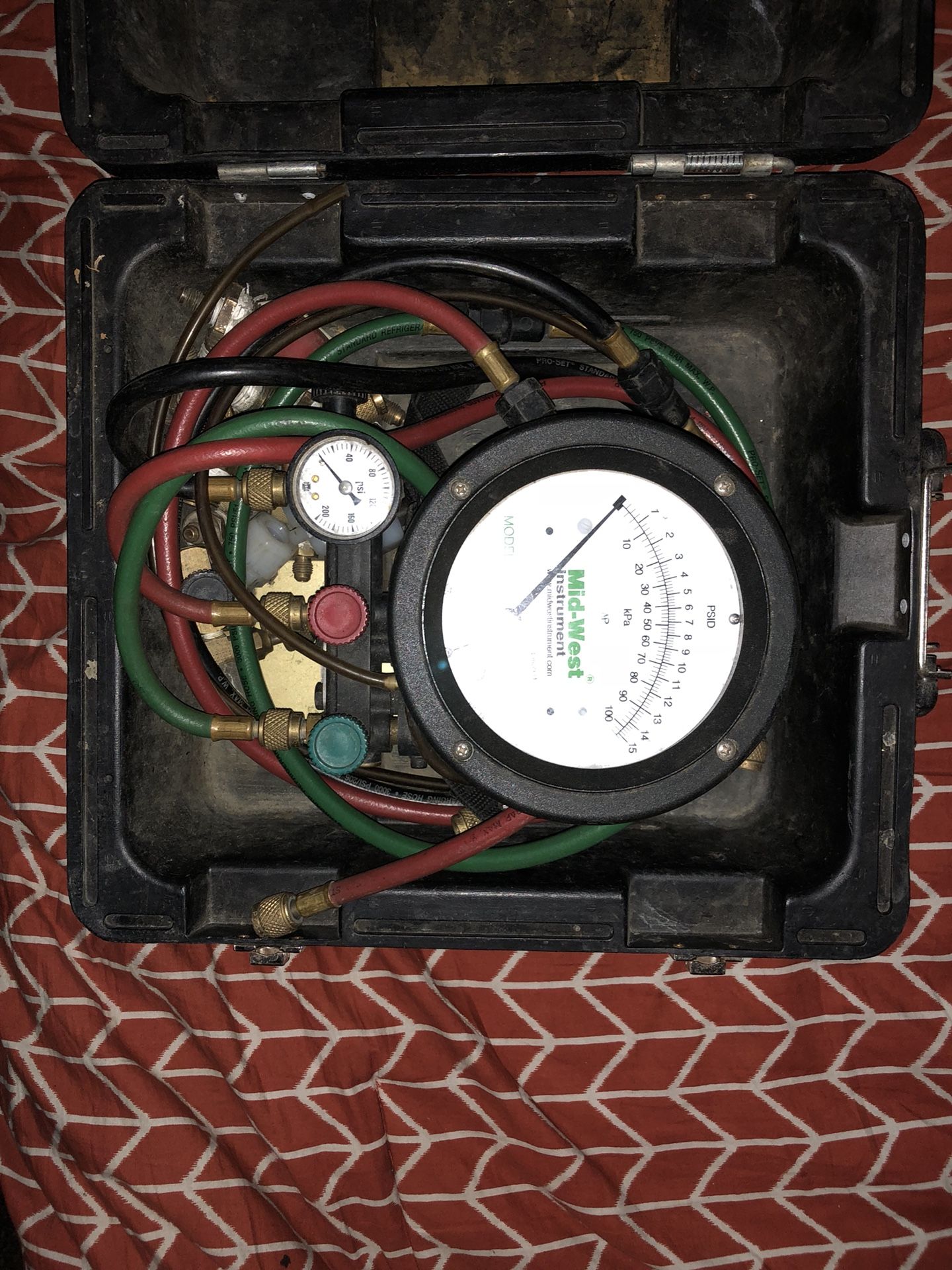 Backflow preventer Testing Gauges-RP TESTING EQUIPMENT-MID West model ...