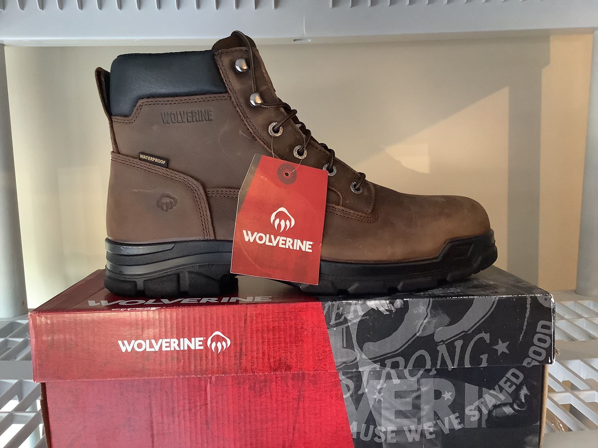 NEW MENS WOLVERINE WELLINGTON CHAINHAND ST STEEL TOE WATERPROOF LEATHER ...