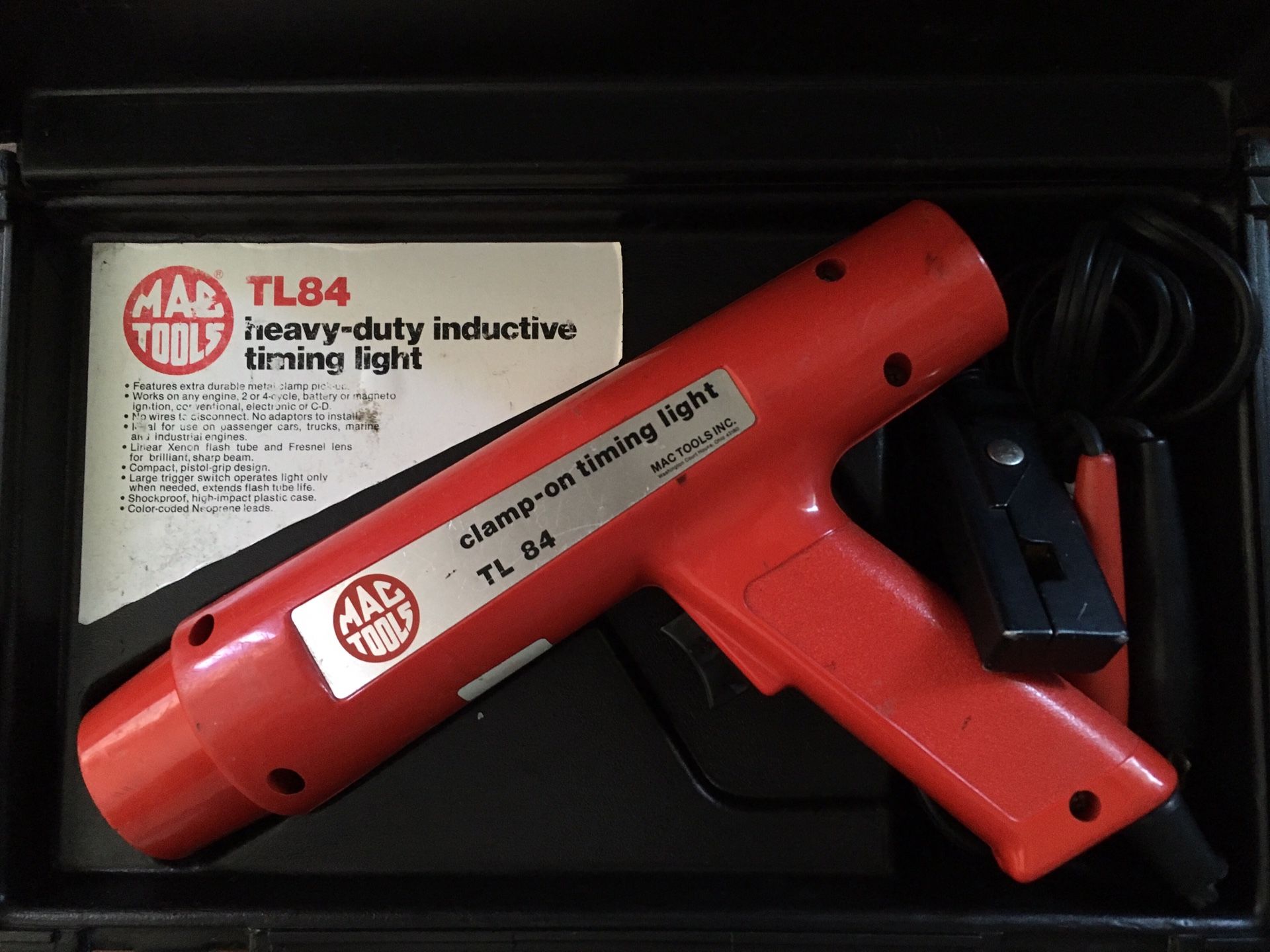 Mac Tools TL84 Heavy duty inductive timing light for Sale in Pasadena, CA - OfferUp