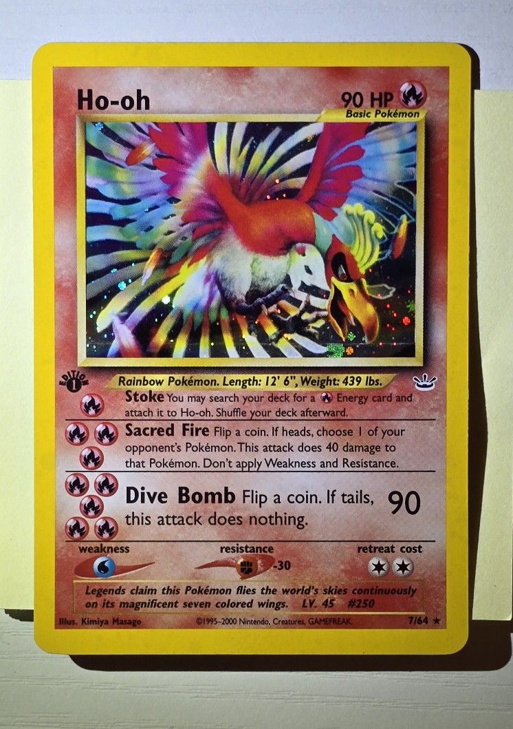 Ho-oh 1st edition Neo Revelation for Sale in Orange, CA - OfferUp