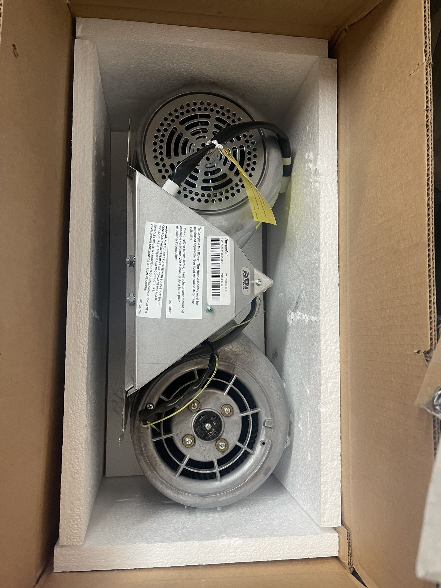 VTN2FZ Thermador - 1000 CFM Integral Blower - Silver for Sale in ...