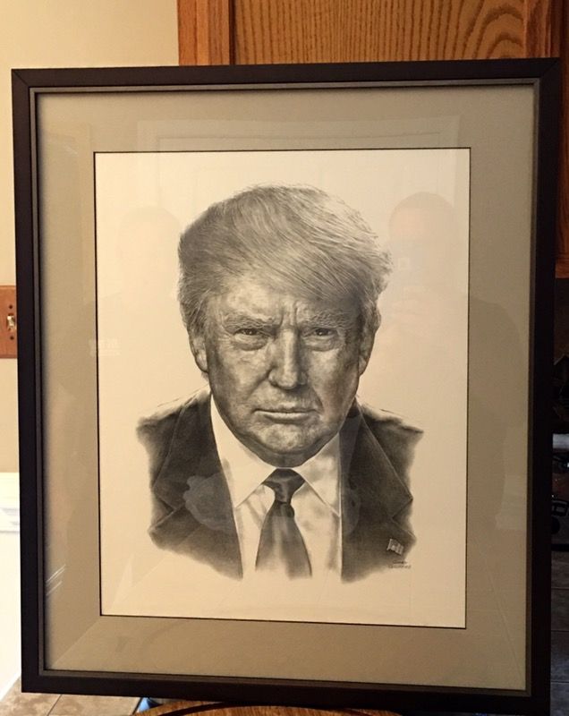 RARE!!! Limited edition Donald Trump lithograph. 1 of 2000 made ...