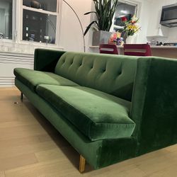 CB2 AVEC SOFA WITH BRASS LEGS Used for Sale in New York NY OfferUp