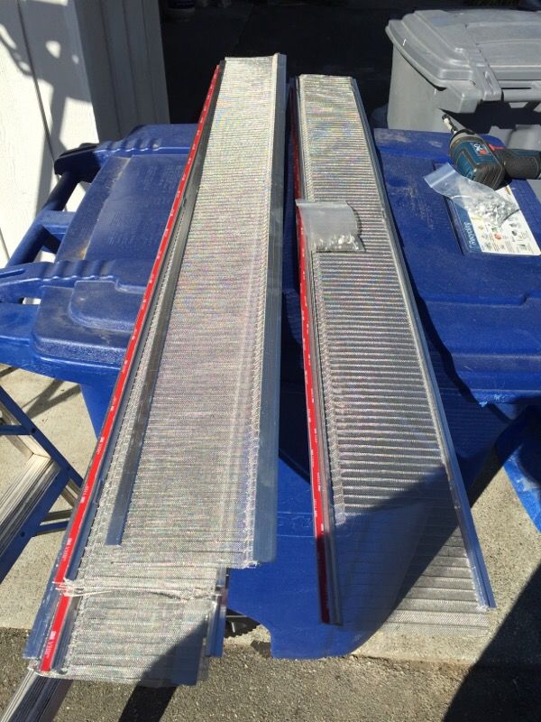 Costco Easyon Gutter Guard Screen Shield. 32' with screws and driver ...