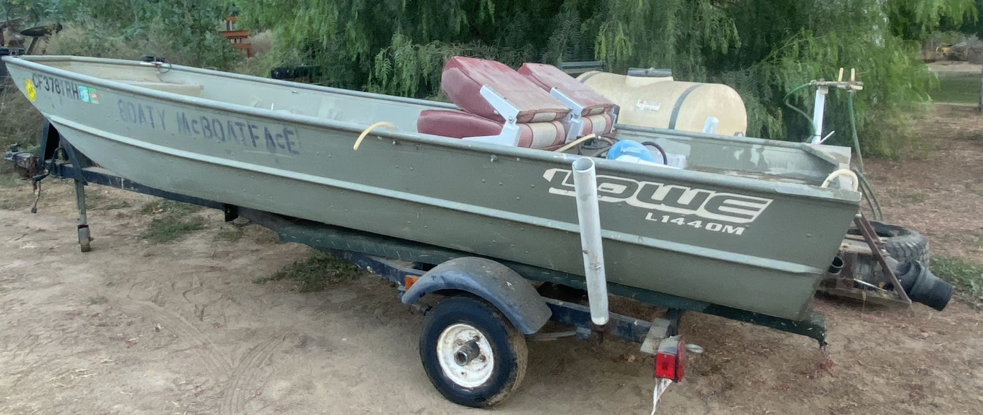 2006 Lowe 14’ Jon Boat With Jet Conversion for Sale in Modesto, CA ...