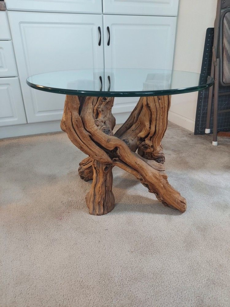 Grape Root Glass Table for Sale in Mattawa, WA - OfferUp