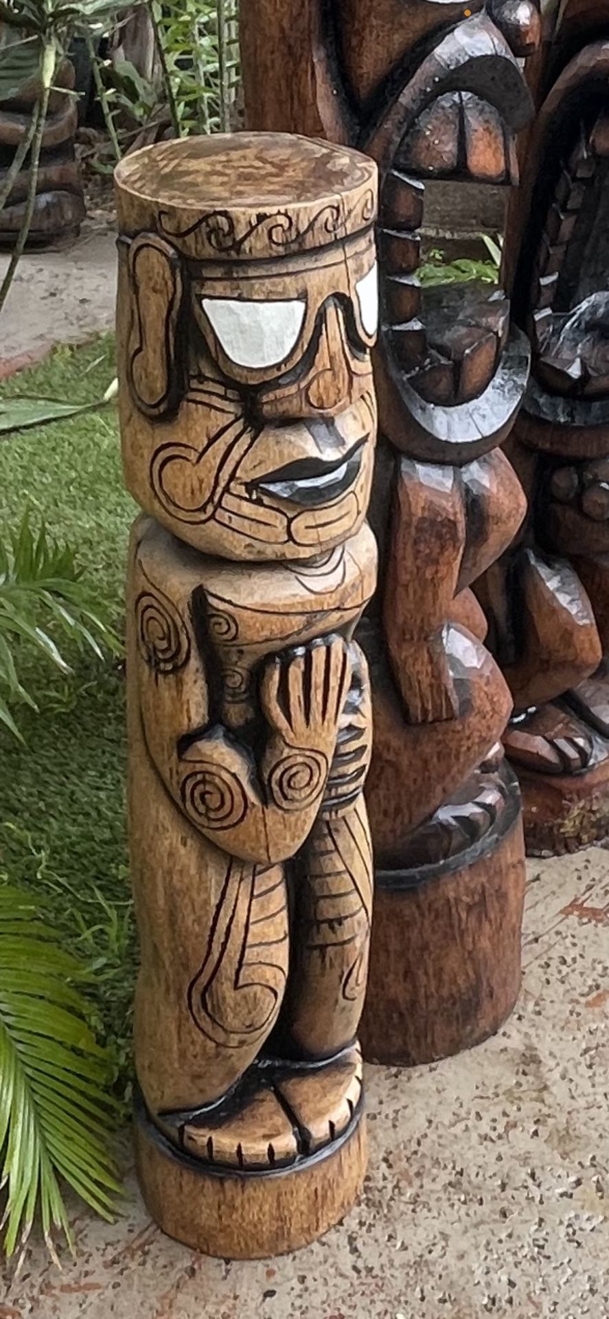 Wood Tiki Statue