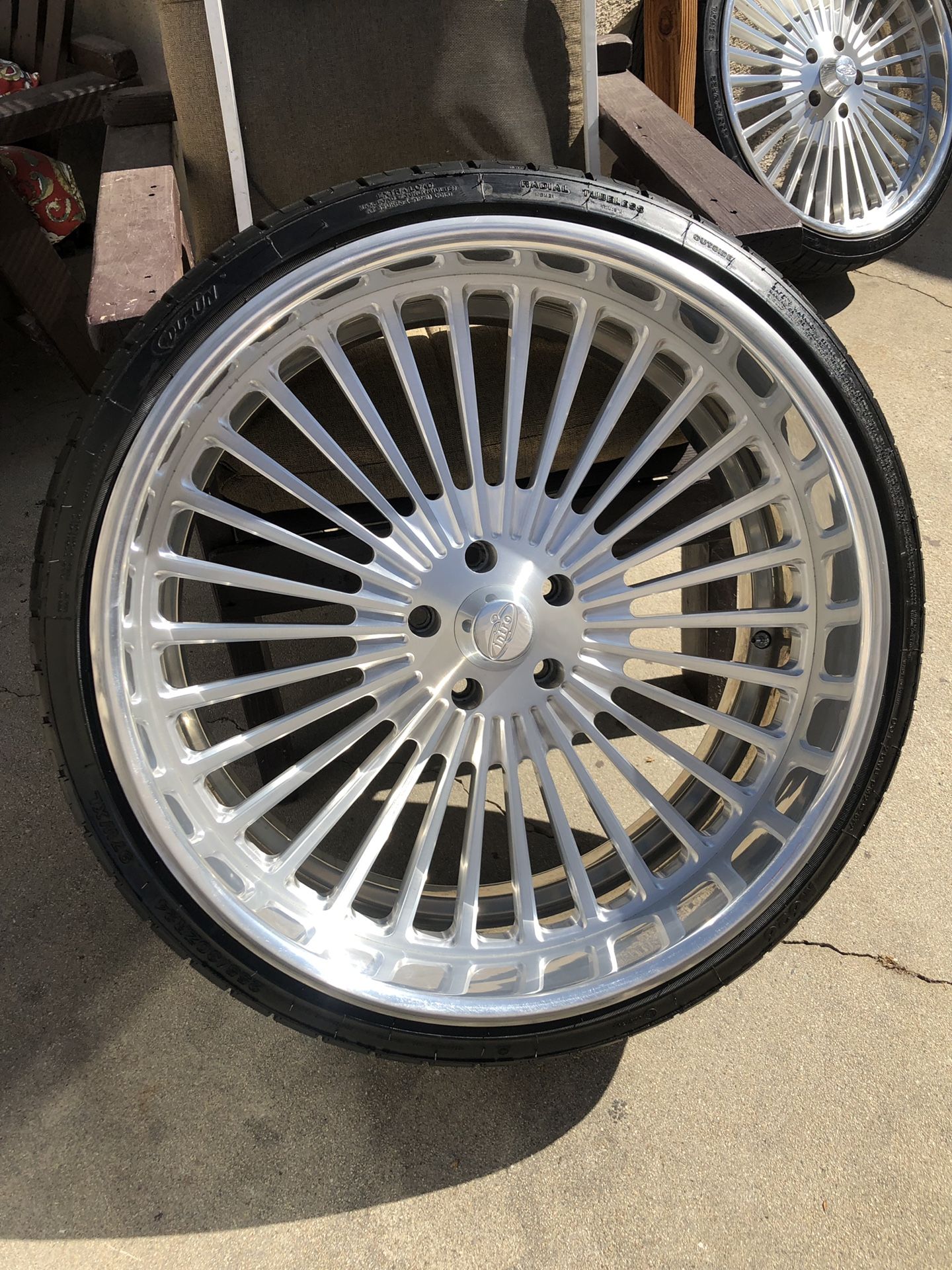 INTRO WHEELS 22x9 24x11 w/ Tires for Sale in Lakewood, CA - OfferUp