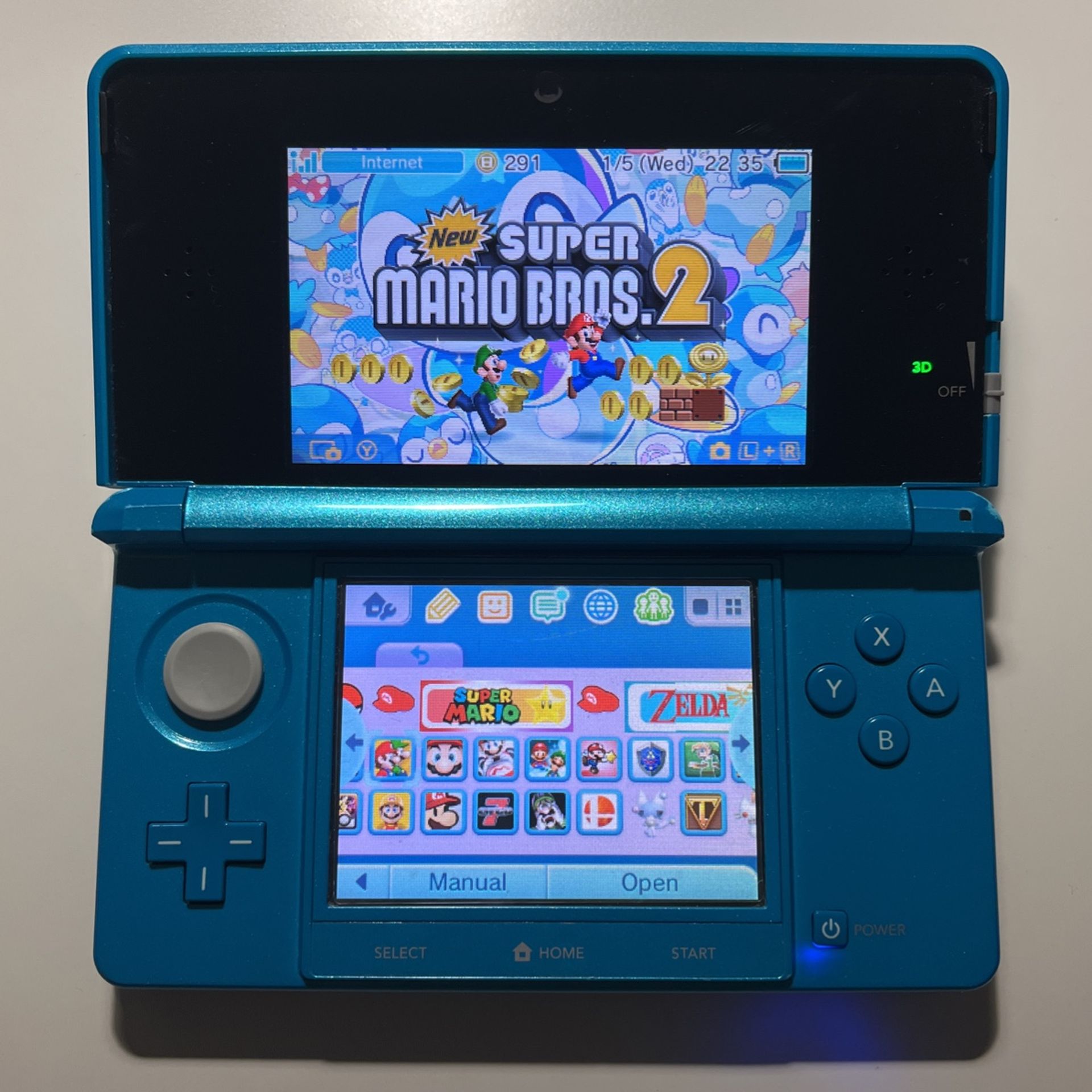 3ds Light Blue