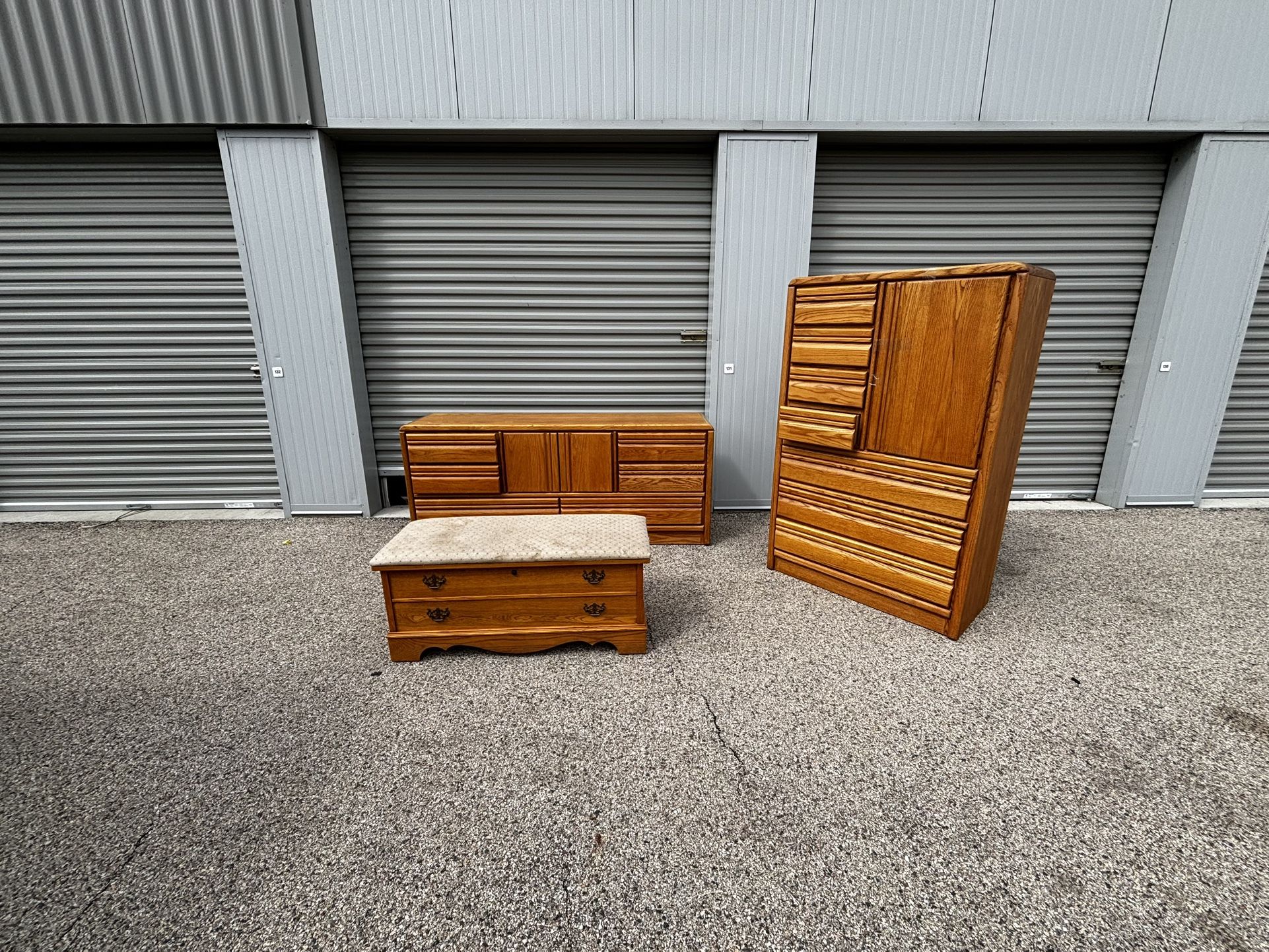 Wooden Cabinet Furniture Three Piece! ***Free CurbSide Delivery*** for ...