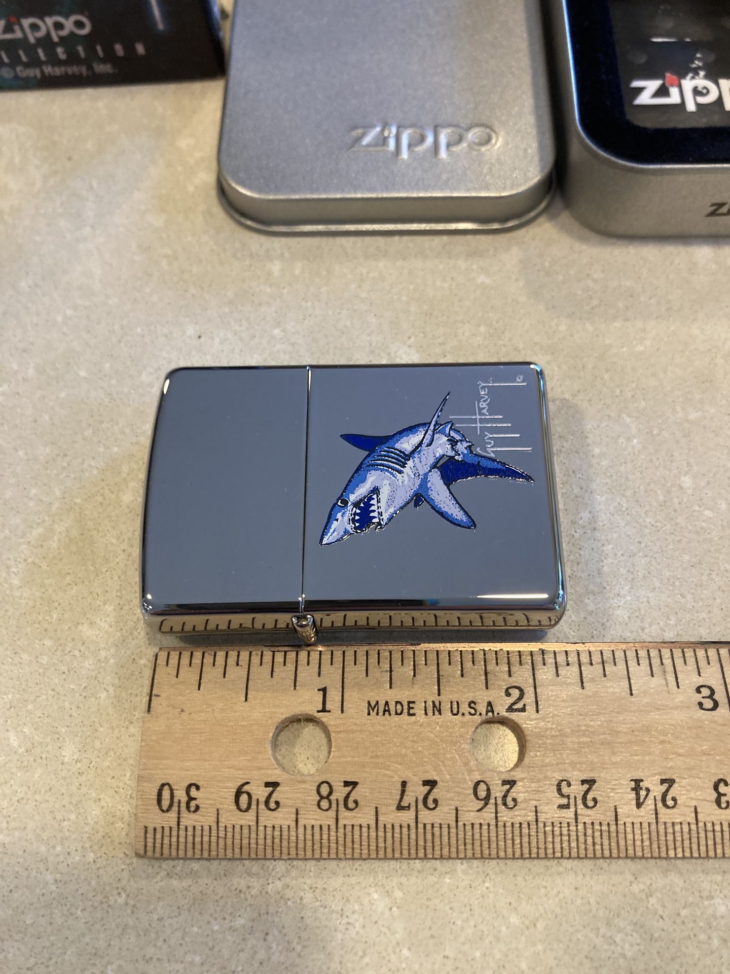 Guy Harvey Shark Zippo
