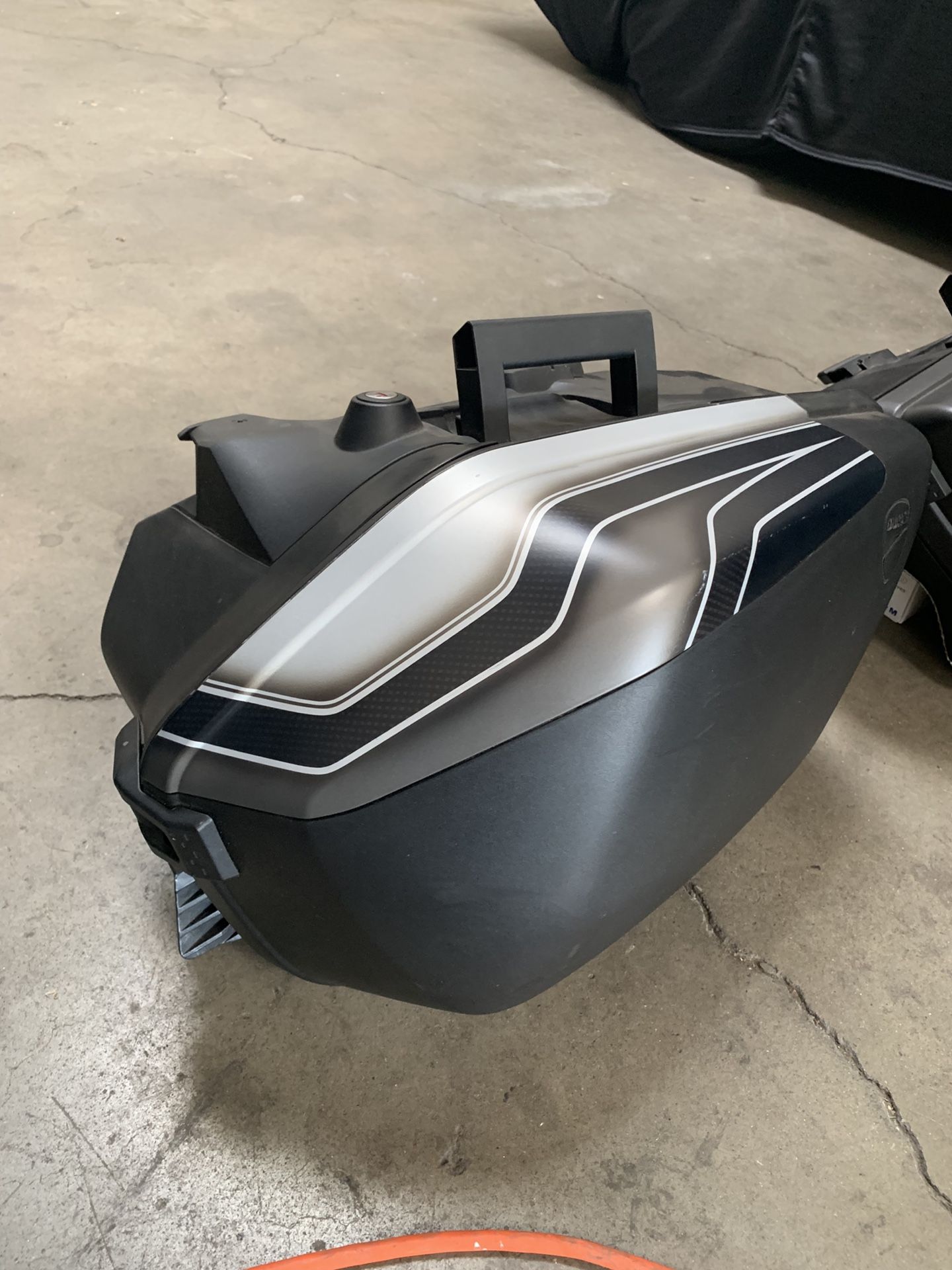 DUCATI MULTISTRADA PARTS.....Factory set of Panniers side cases...with ...
