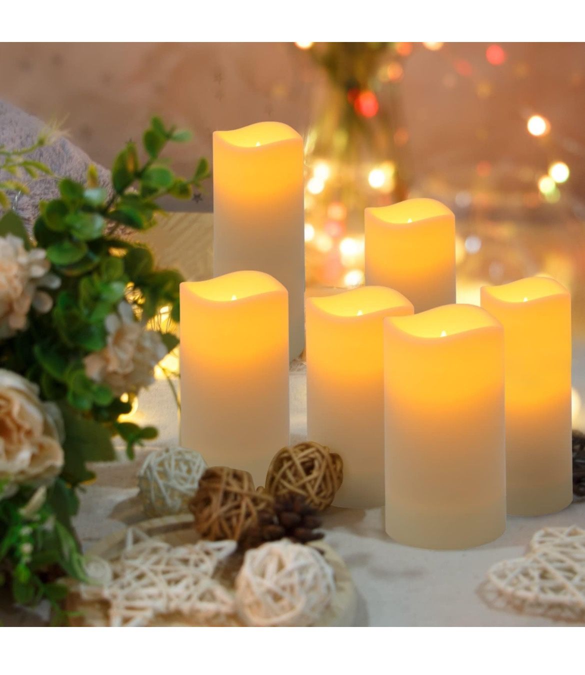 Flameless Flickering LED Candles, Ivory for Sale in San Antonio, TX ...