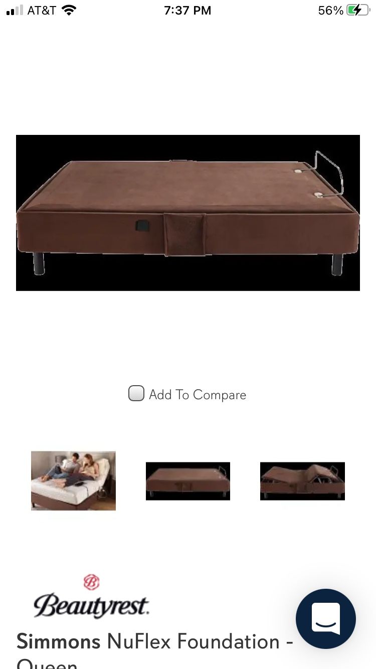 PRICE REDUCED MINT NUFLEX Foundation By Beautyrest Simmons Massage Bed POSSIBLE DELIVERY for Sale in Grapeview WA OfferUp