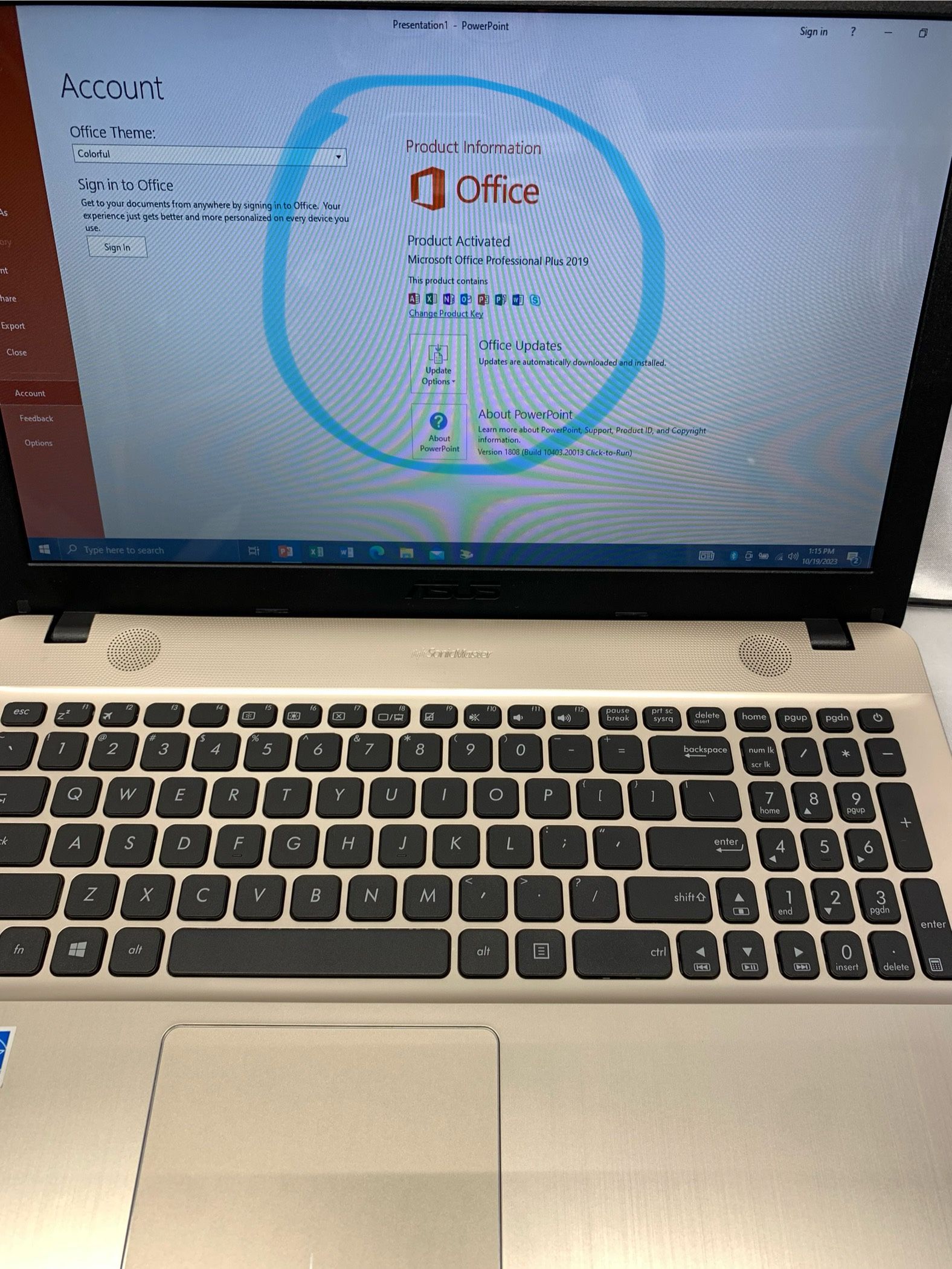 OPEN BOX LAPTOP ASUS comes With MICROSOFT 2019 and Original Charger for ...