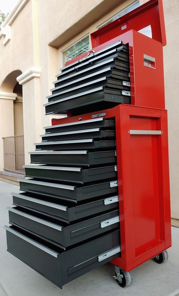 Large Sears Craftsman 19 Drawers Rollaway Tool Box for Sale in Goodyear ...