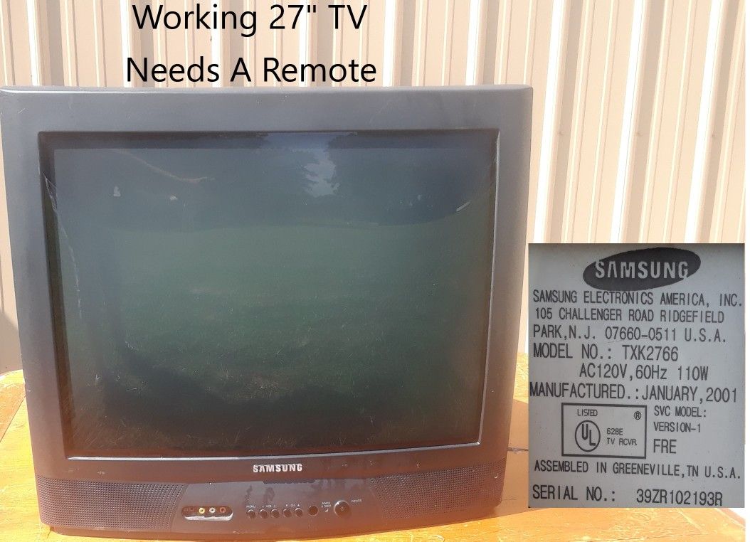 27" Samsung CRT TV for Sale in Humboldt, TN - OfferUp