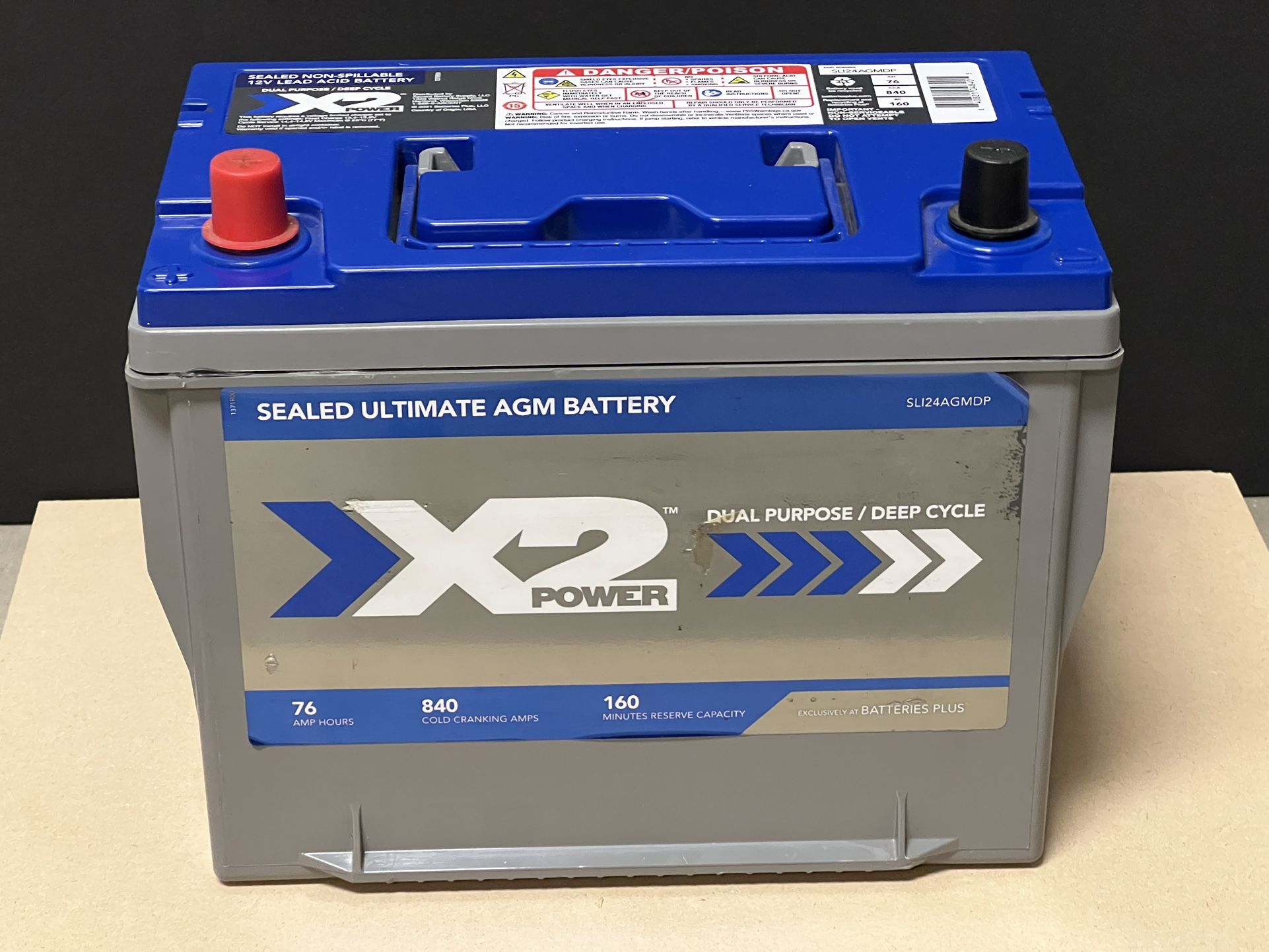 X2 deep cycle sealed AGM Battery. Group 24. for Sale in San Diego, CA ...