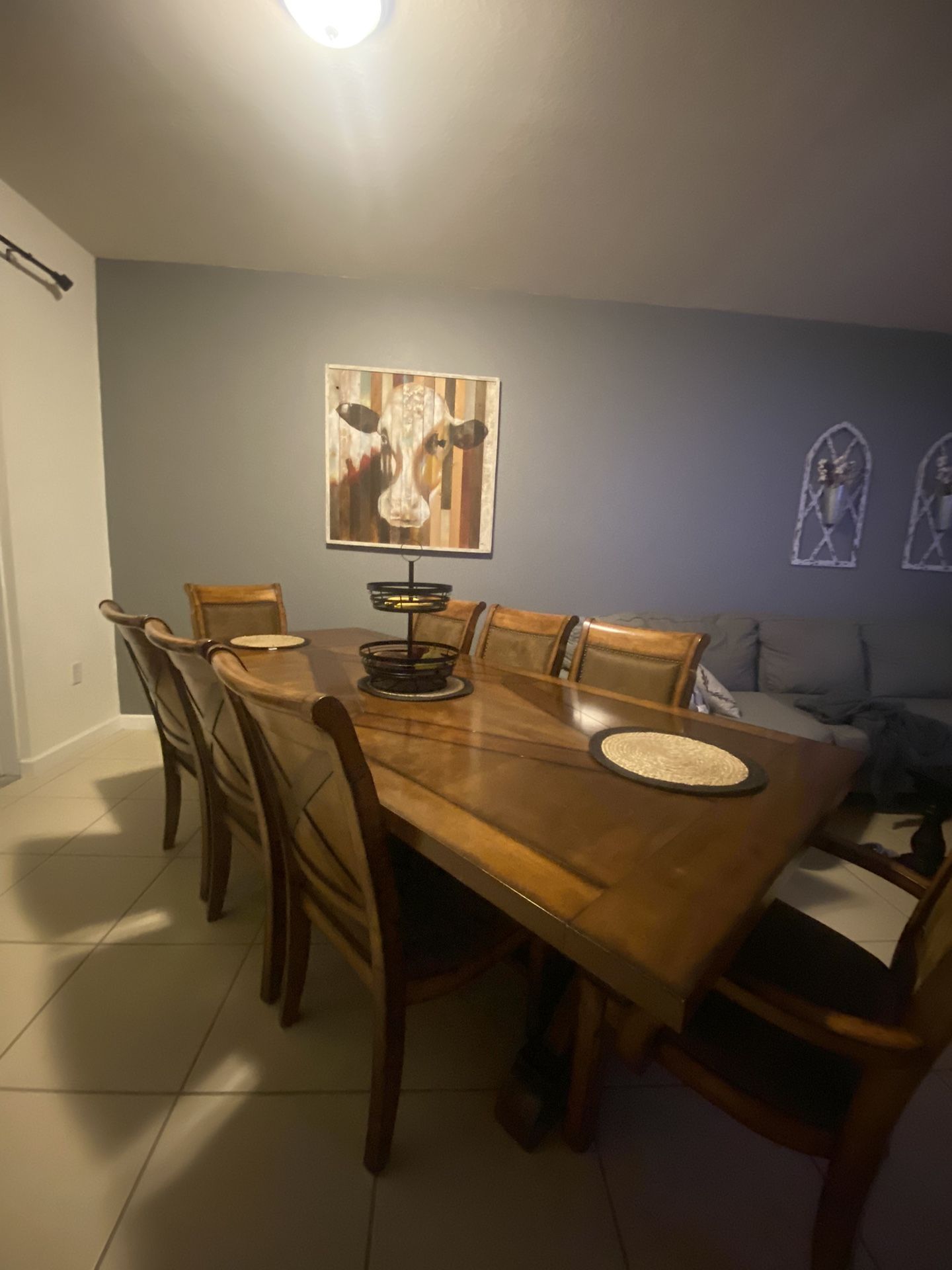 Beautiful Wood Dining Table (read Description) for Sale in Miami, FL ...