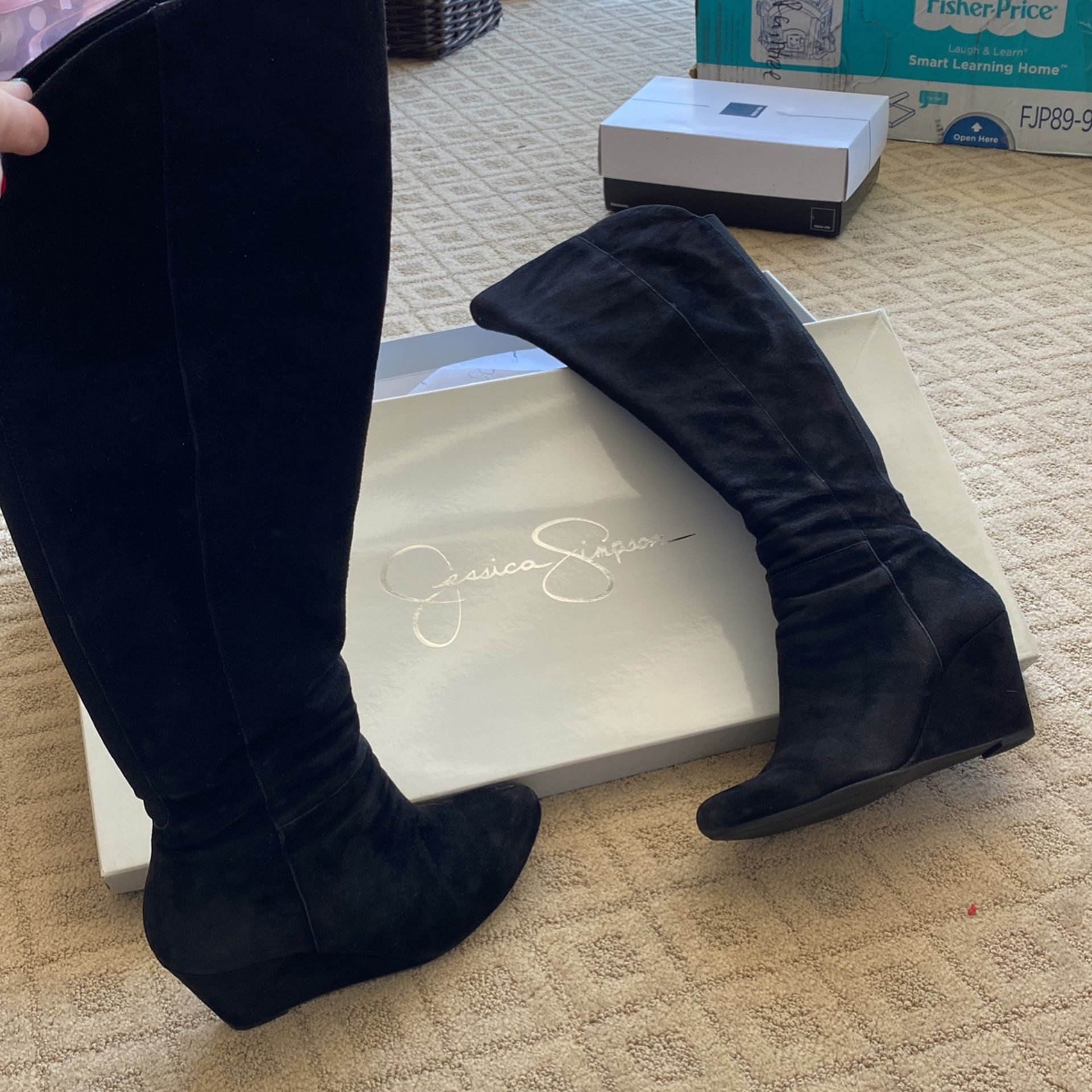 Jessica Simpson Black Boots