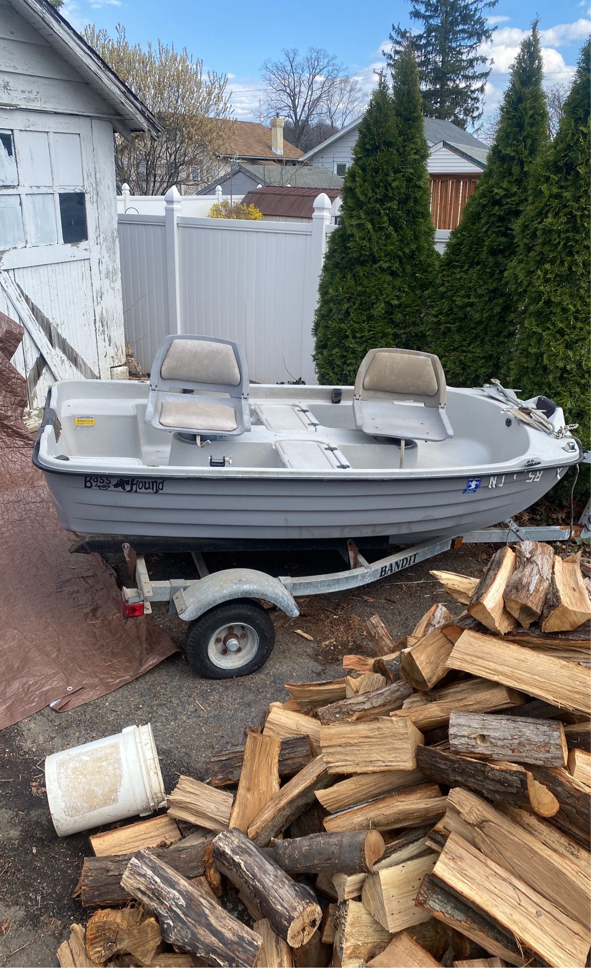 Bass Hound Boat And Trailer for Sale in Erdenheim, PA - OfferUp
